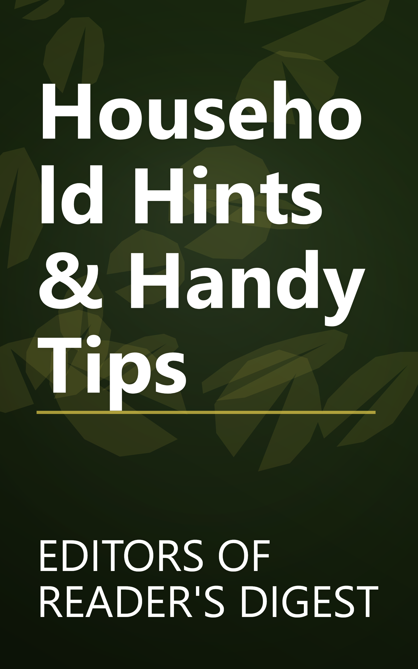 Household Hints & Handy Tips book cover