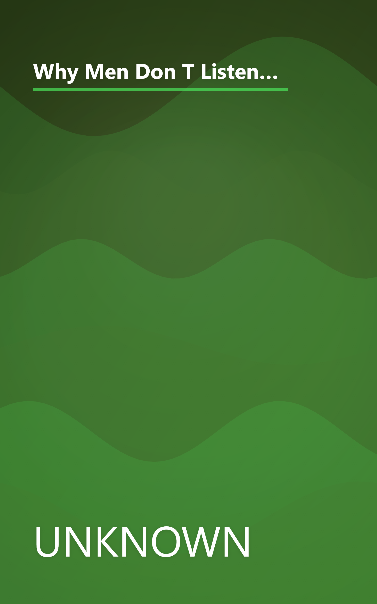 Why Men Don T Listen And Women Can T Read Maps  How We Re Different And What To Do About It 1 (6 Minute   Expanded Summary) book cover