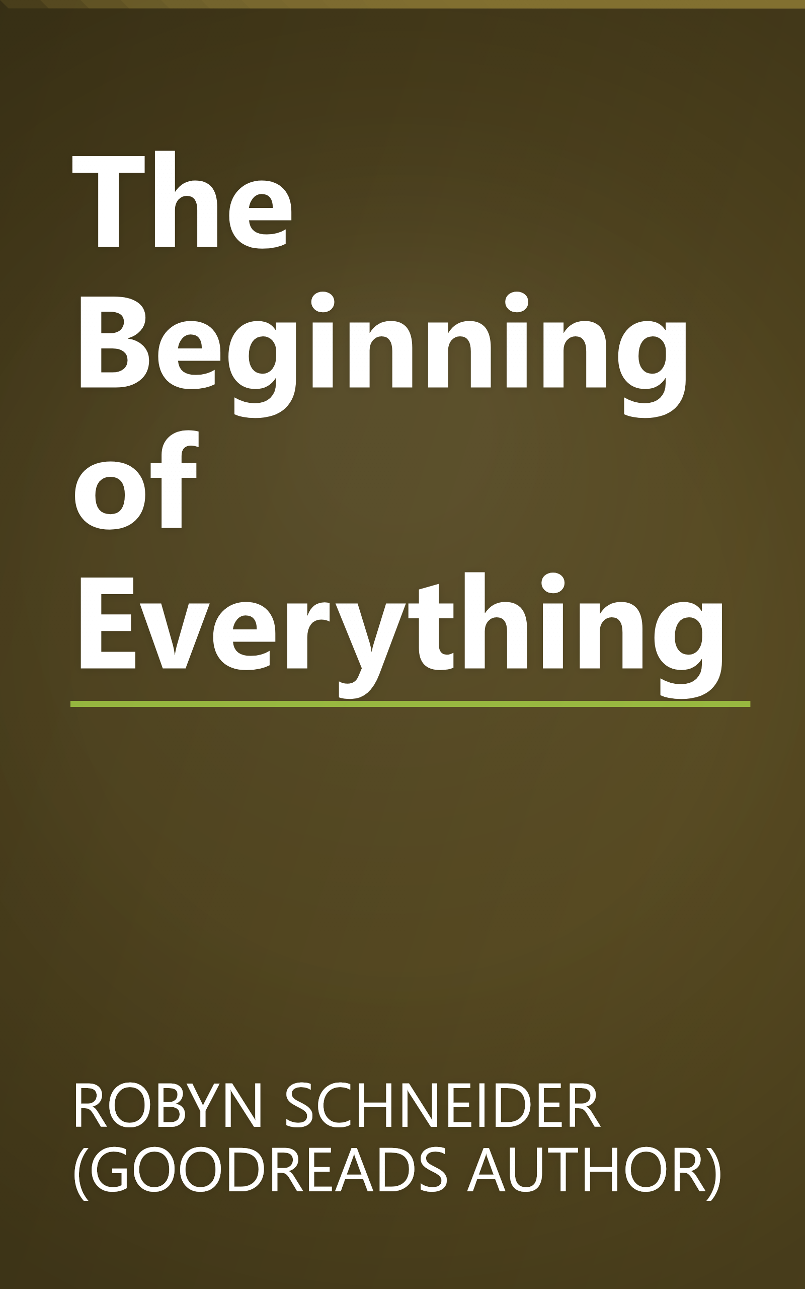 The Beginning of Everything book cover