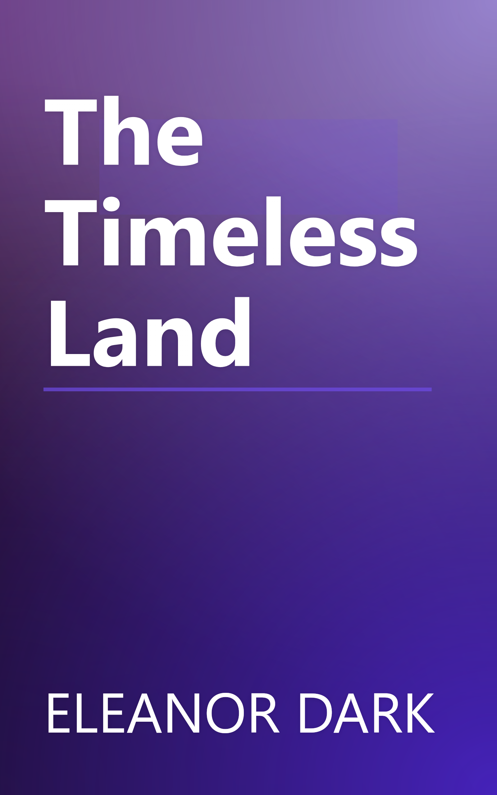 The Timeless Land book cover