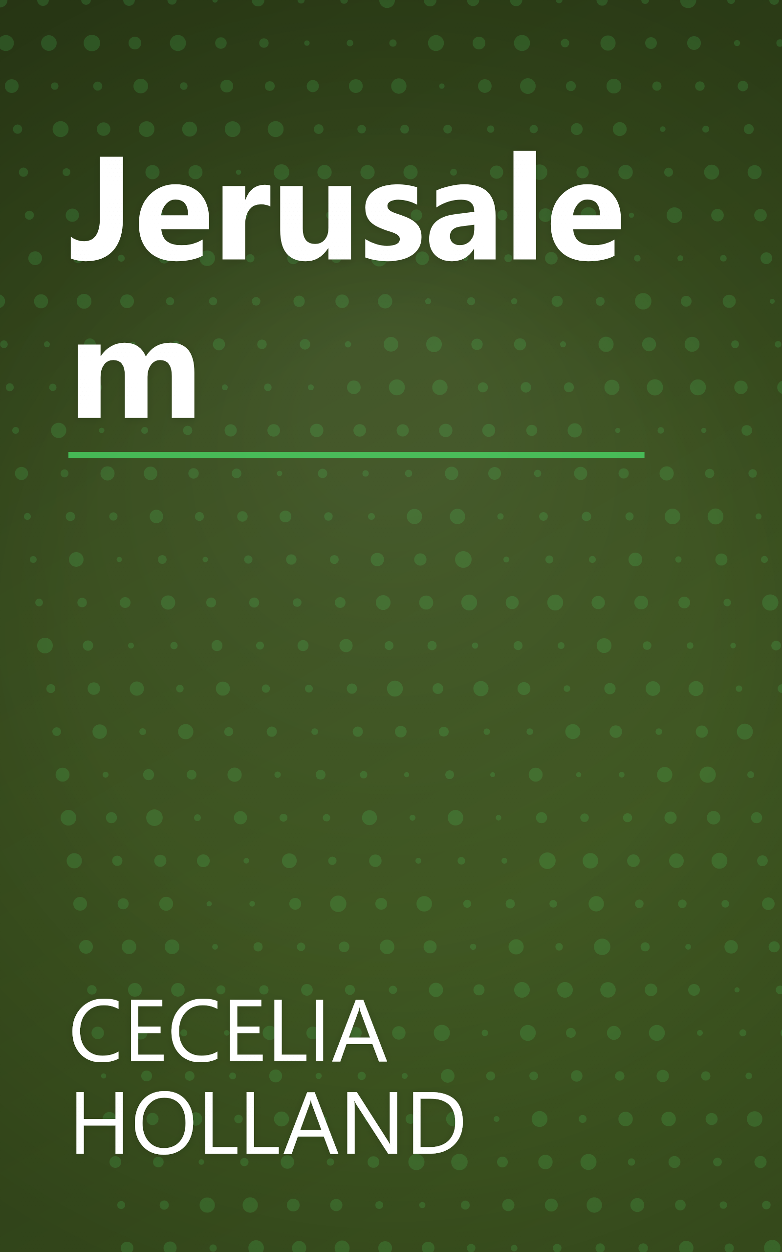 Jerusalem book cover