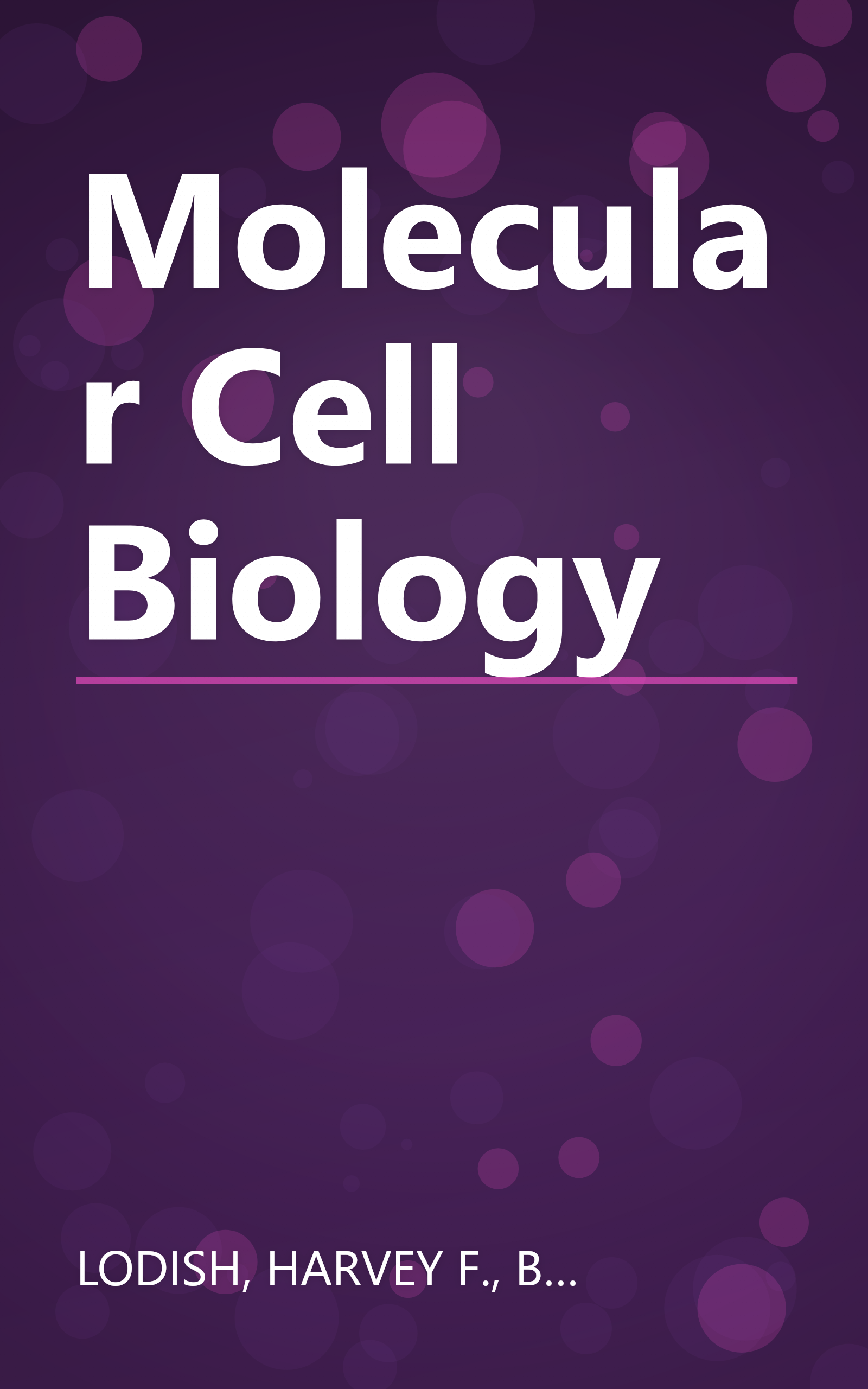 Molecular Cell Biology book cover
