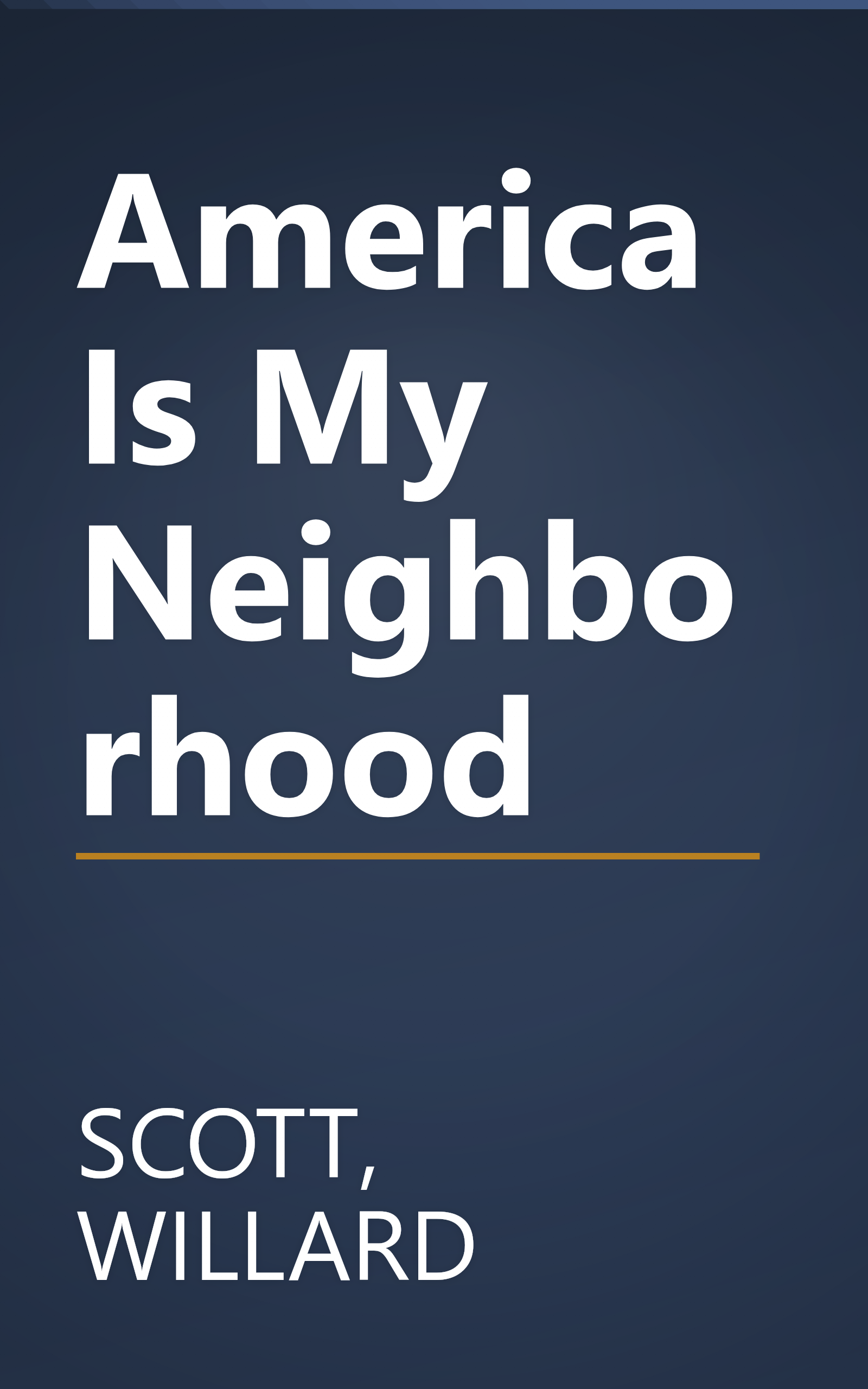 America Is My Neighborhood book cover