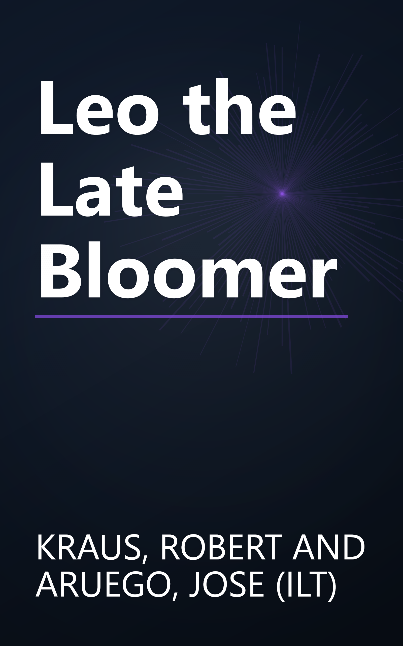 Leo the Late Bloomer book cover