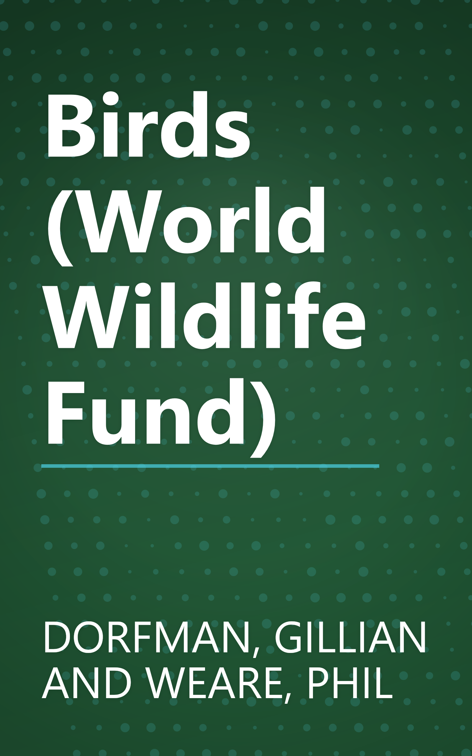 Birds (World Wildlife Fund) book cover
