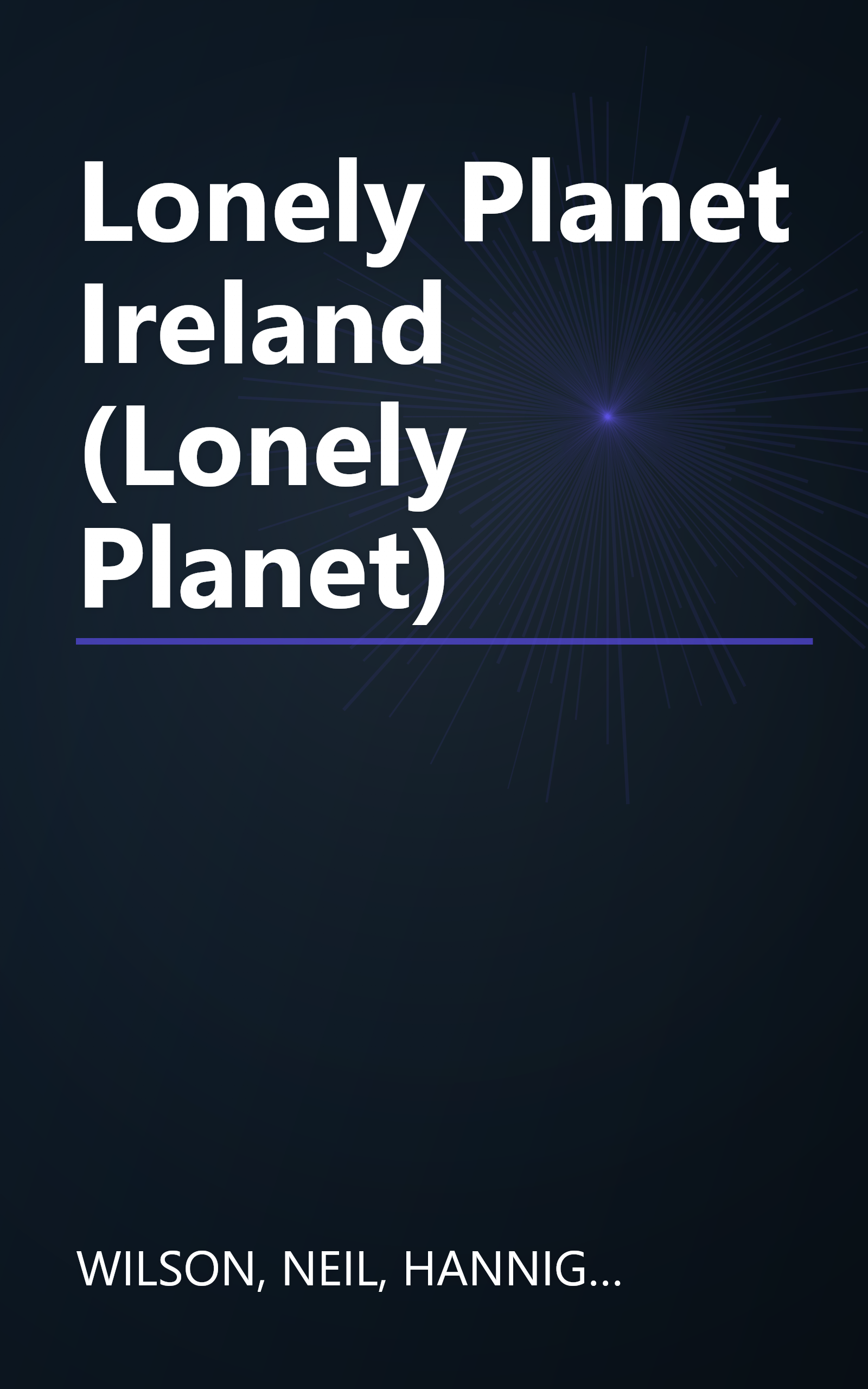 Lonely Planet Ireland (Lonely Planet) book cover