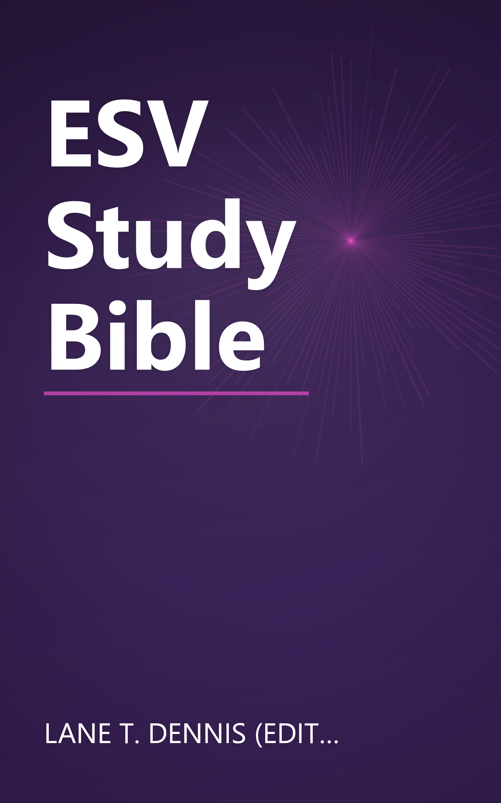 ESV Study Bible book cover