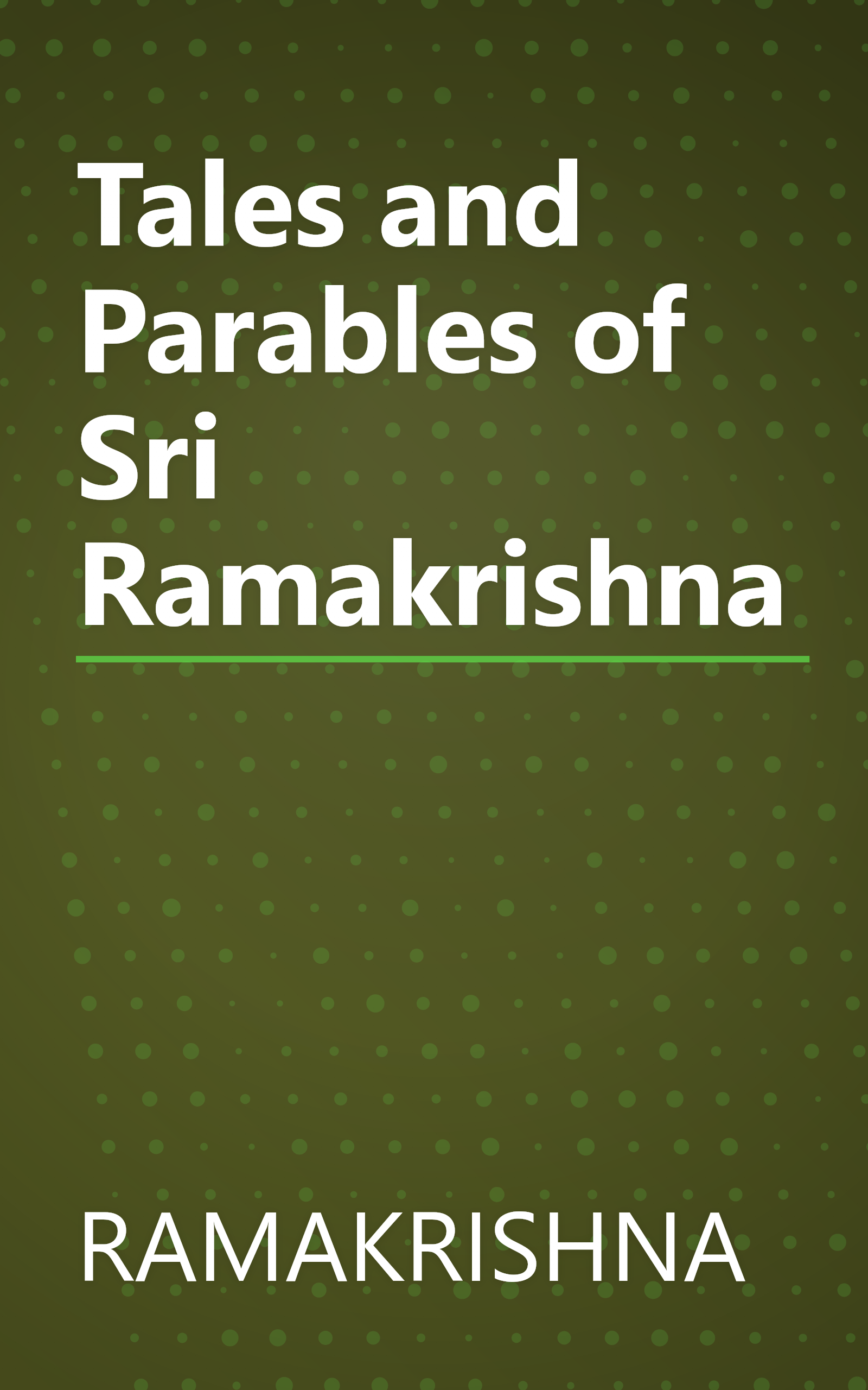 Tales and Parables of Sri Ramakrishna book cover