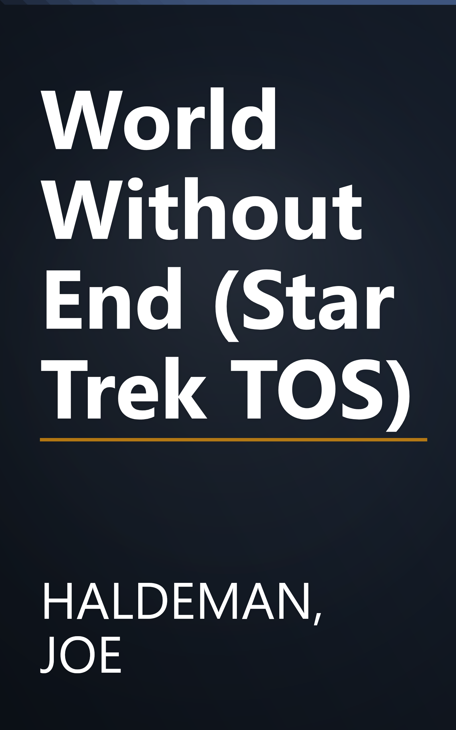 World Without End (Star Trek TOS) book cover