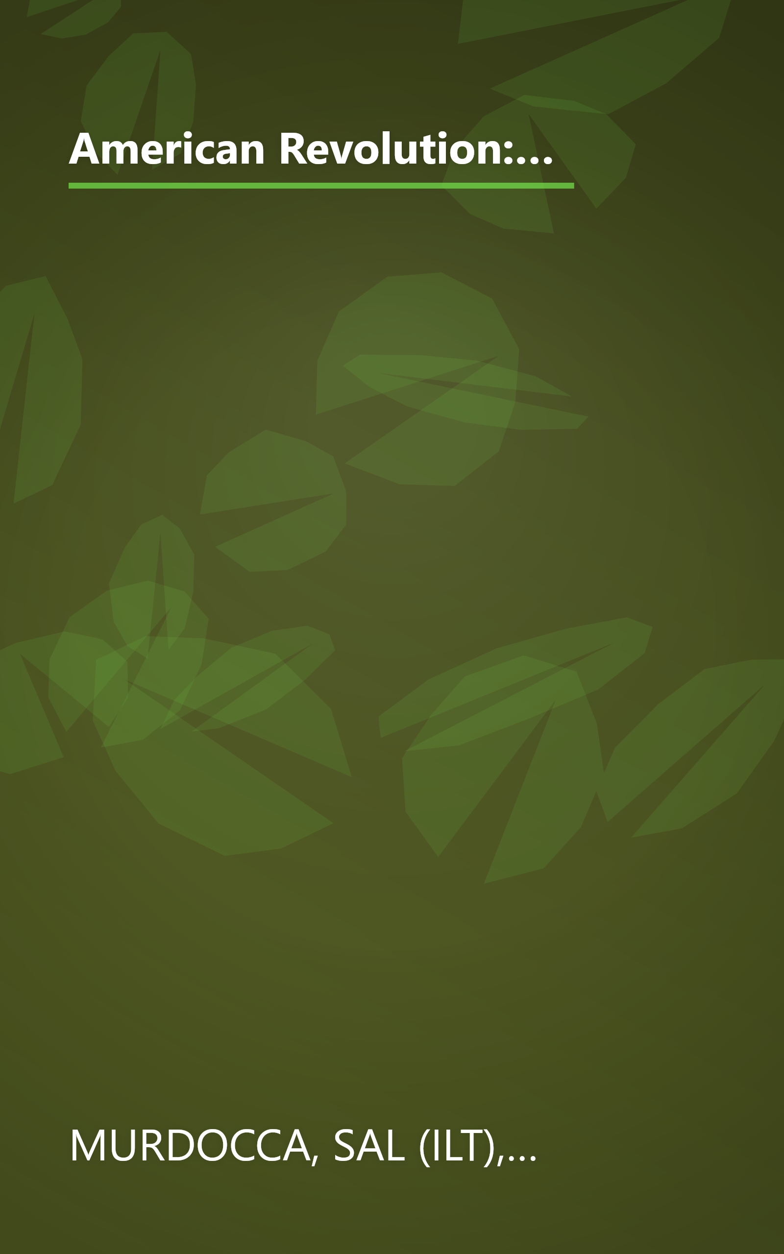 American Revolution: A Nonfiction Companion to Revolutionary War on Wednesday (Magic Tree House Research Guide Series) book cover