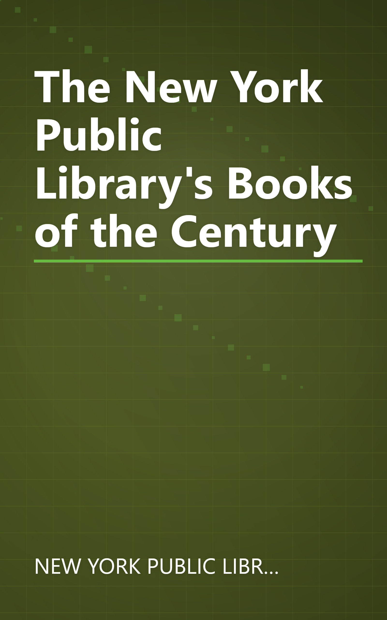 The New York Public Library's Books of the Century book cover