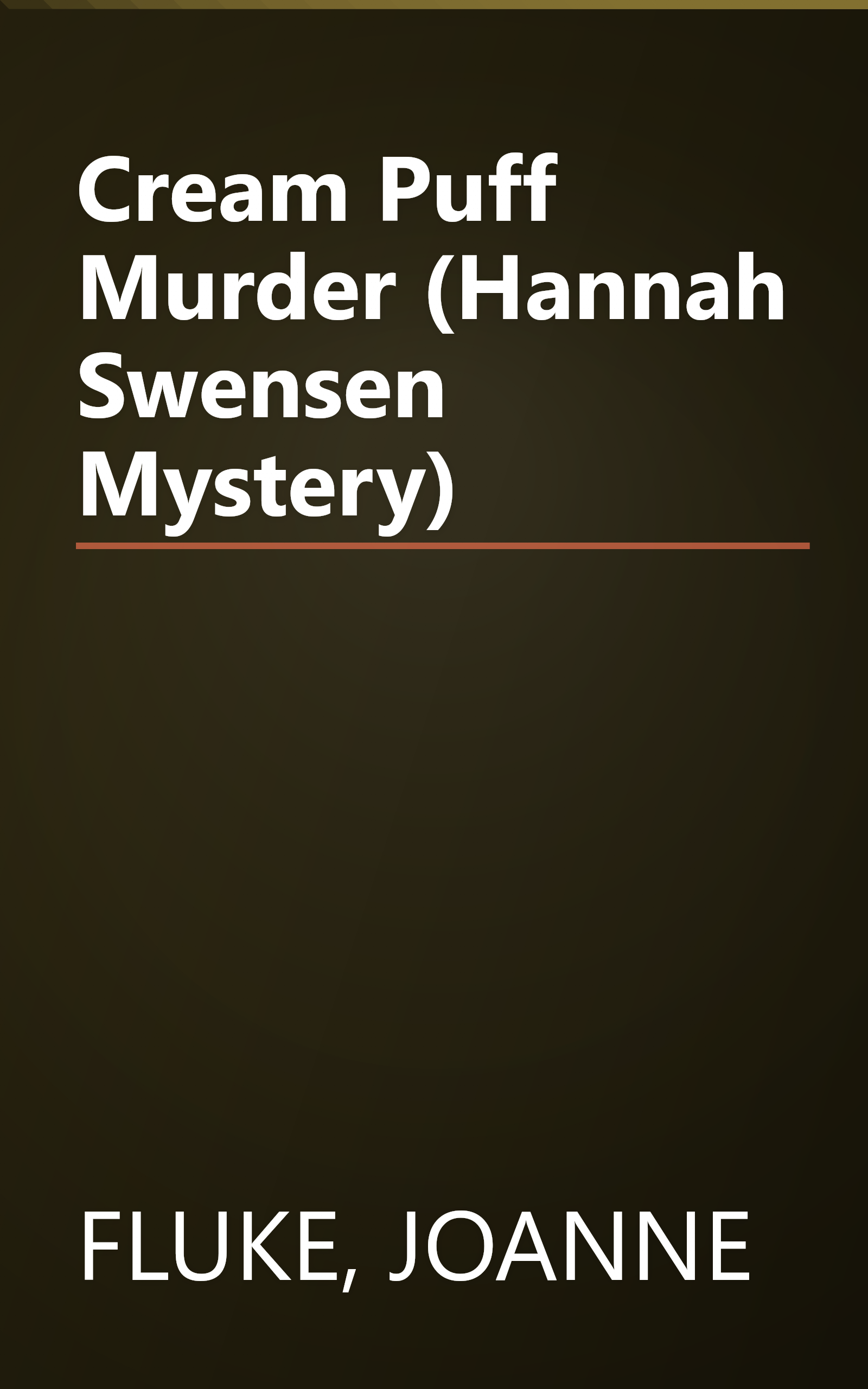 Cream Puff Murder (Hannah Swensen Mystery) book cover