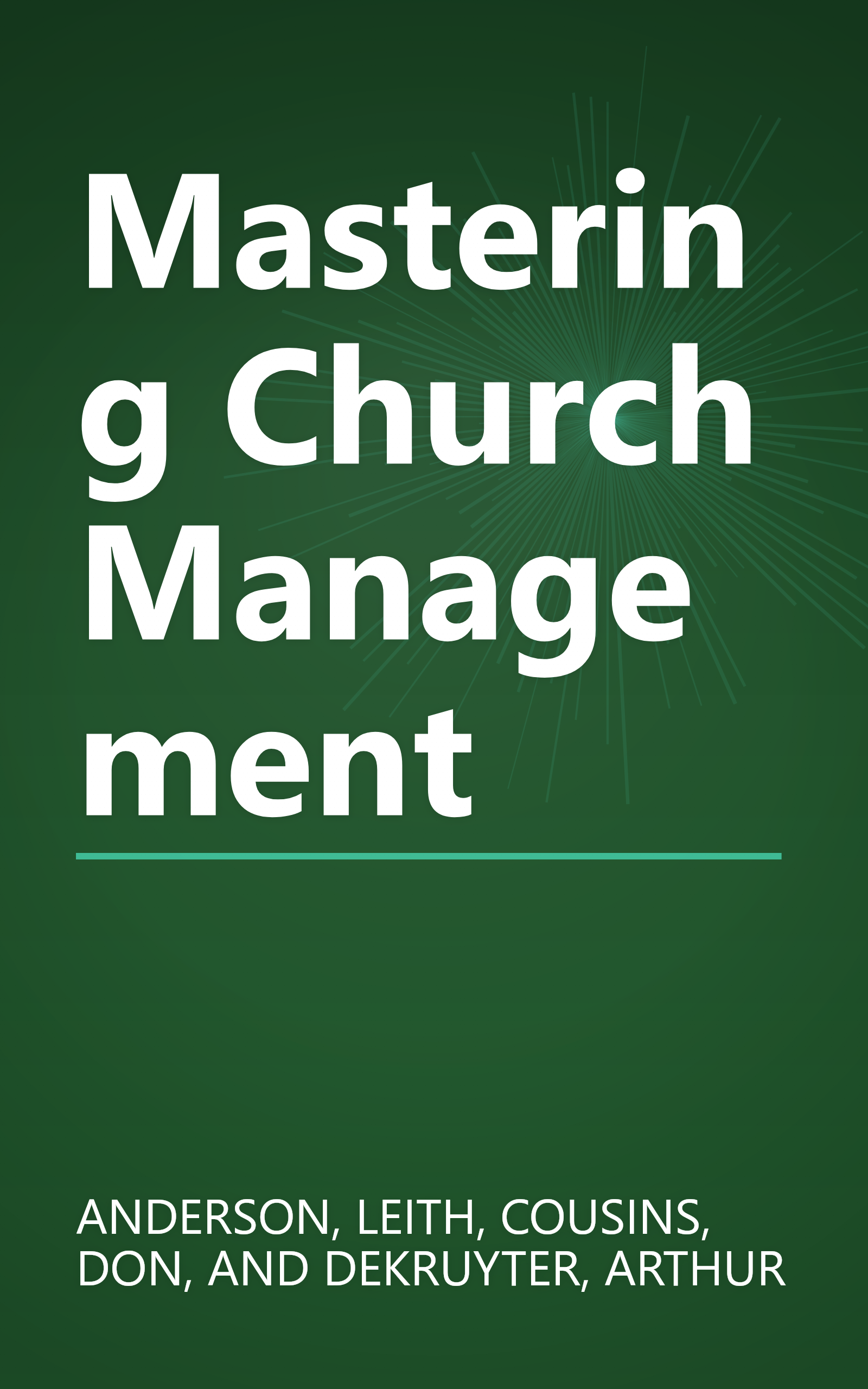 Mastering Church Management book cover