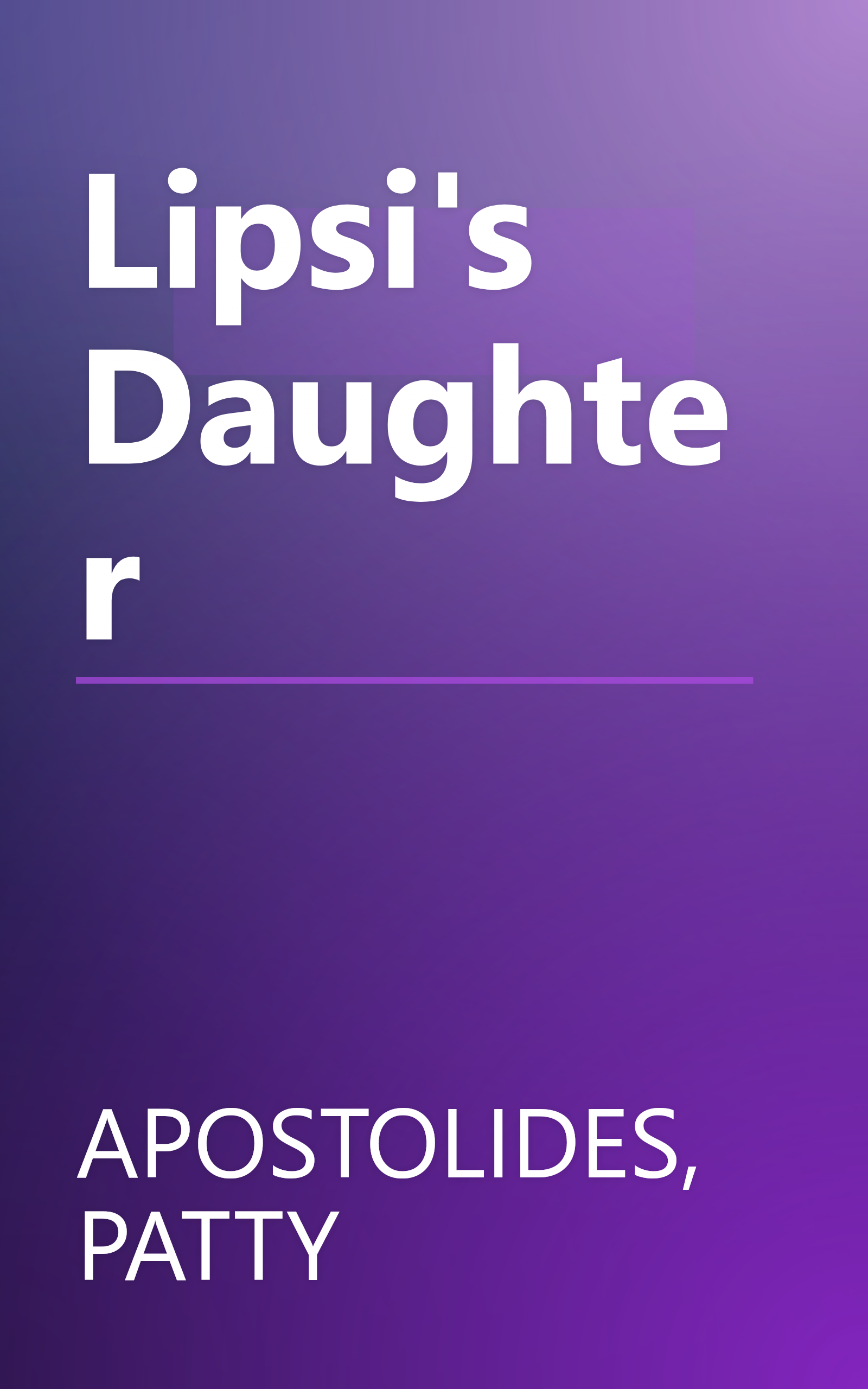 Lipsi's Daughter book cover