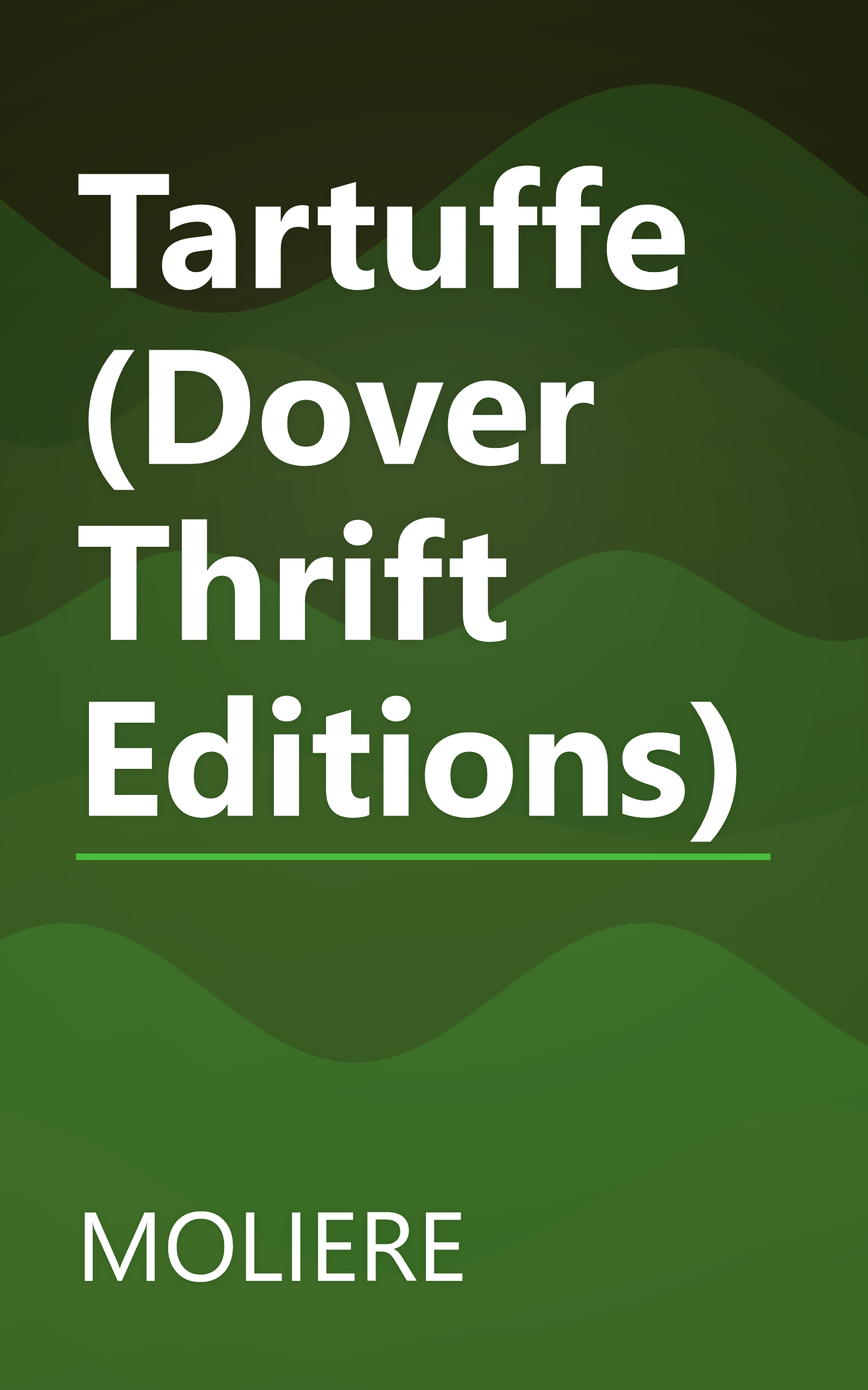 Tartuffe (Dover Thrift Editions) book cover