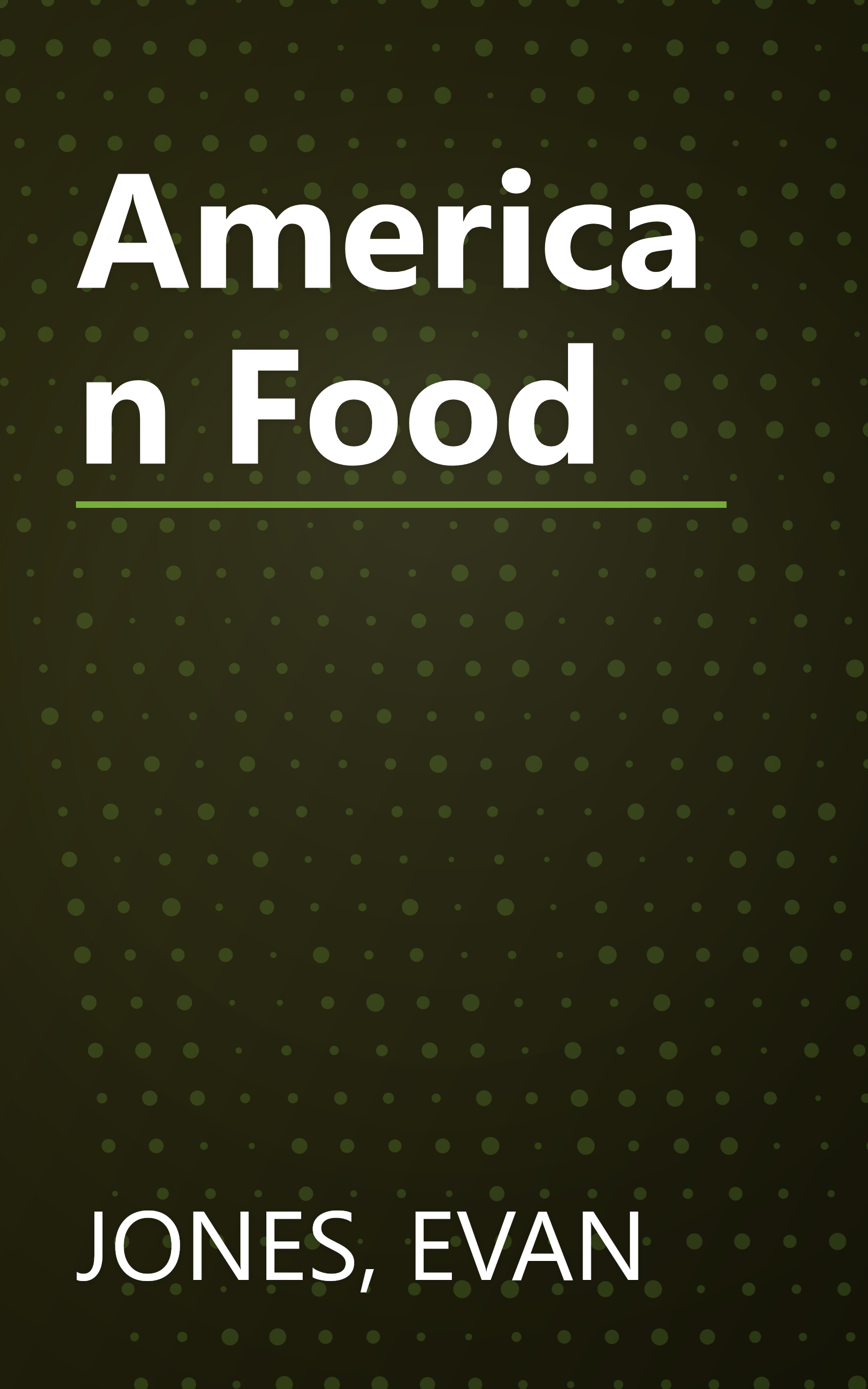 American Food book cover