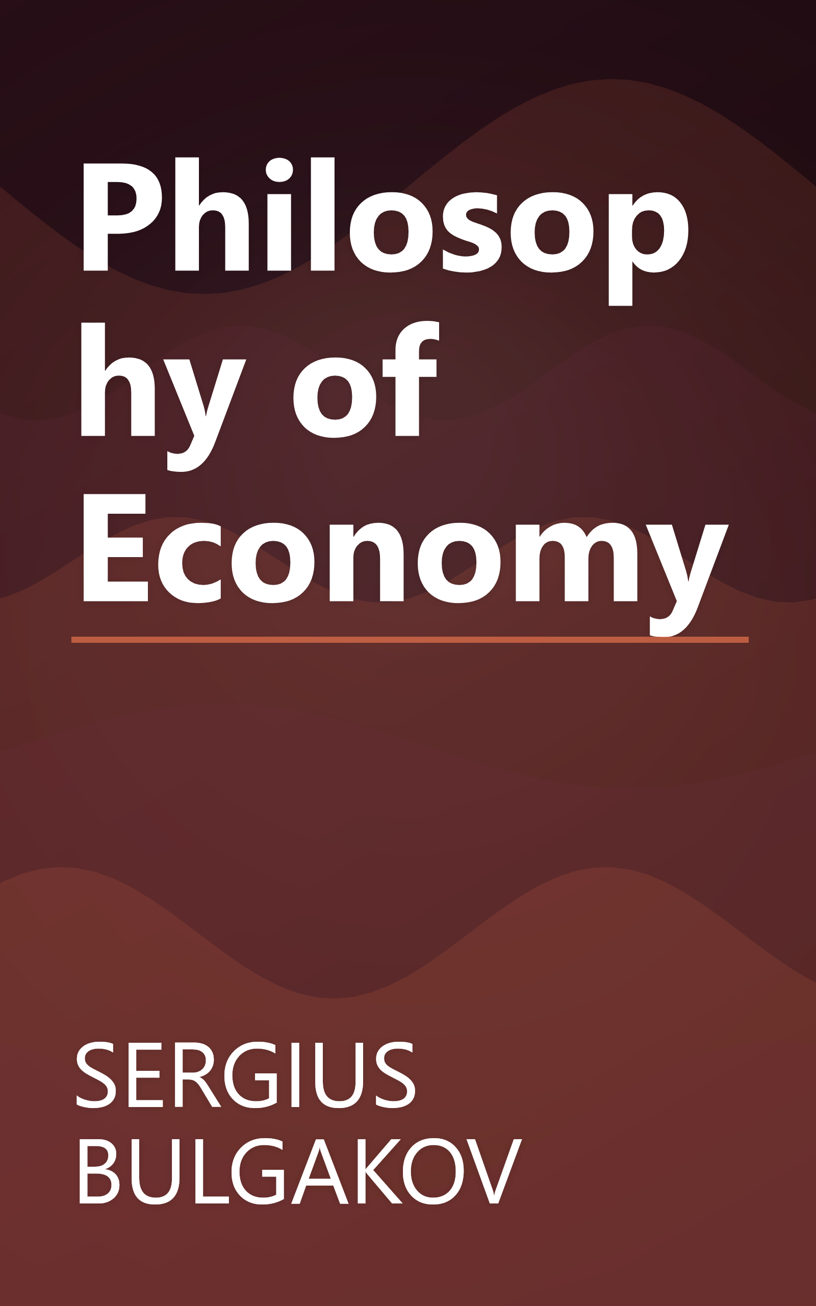 Philosophy of Economy book cover