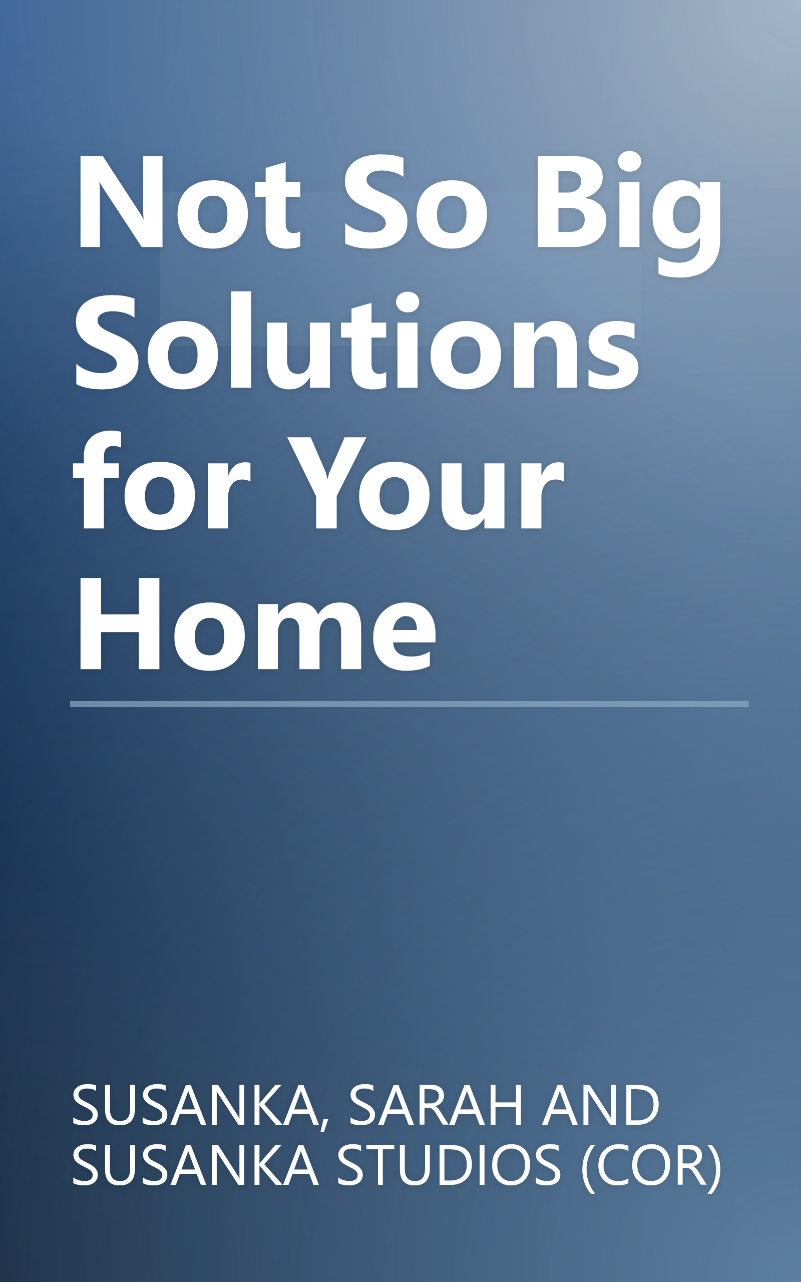 Not So Big Solutions for Your Home book cover