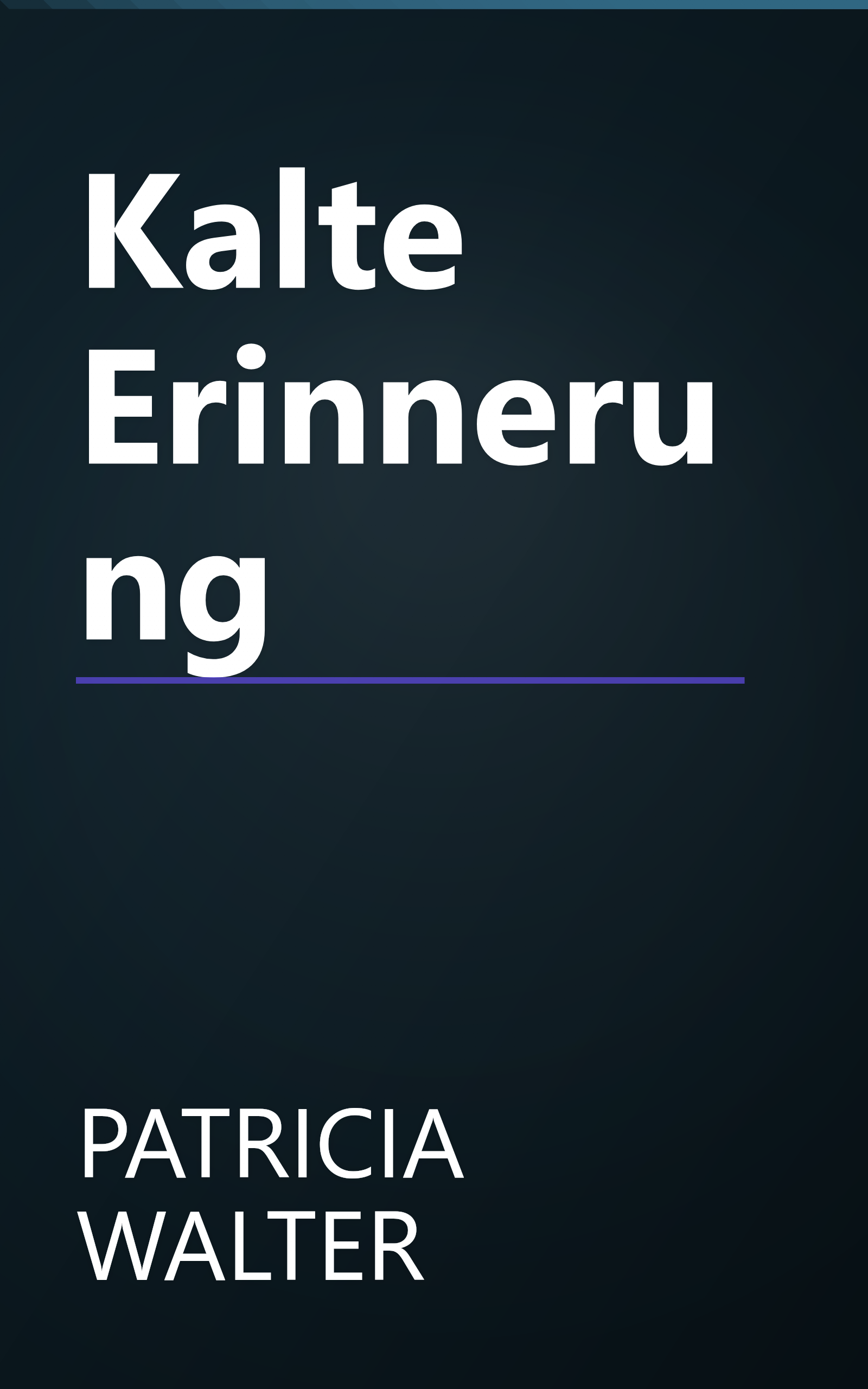 Kalte Erinnerung book cover