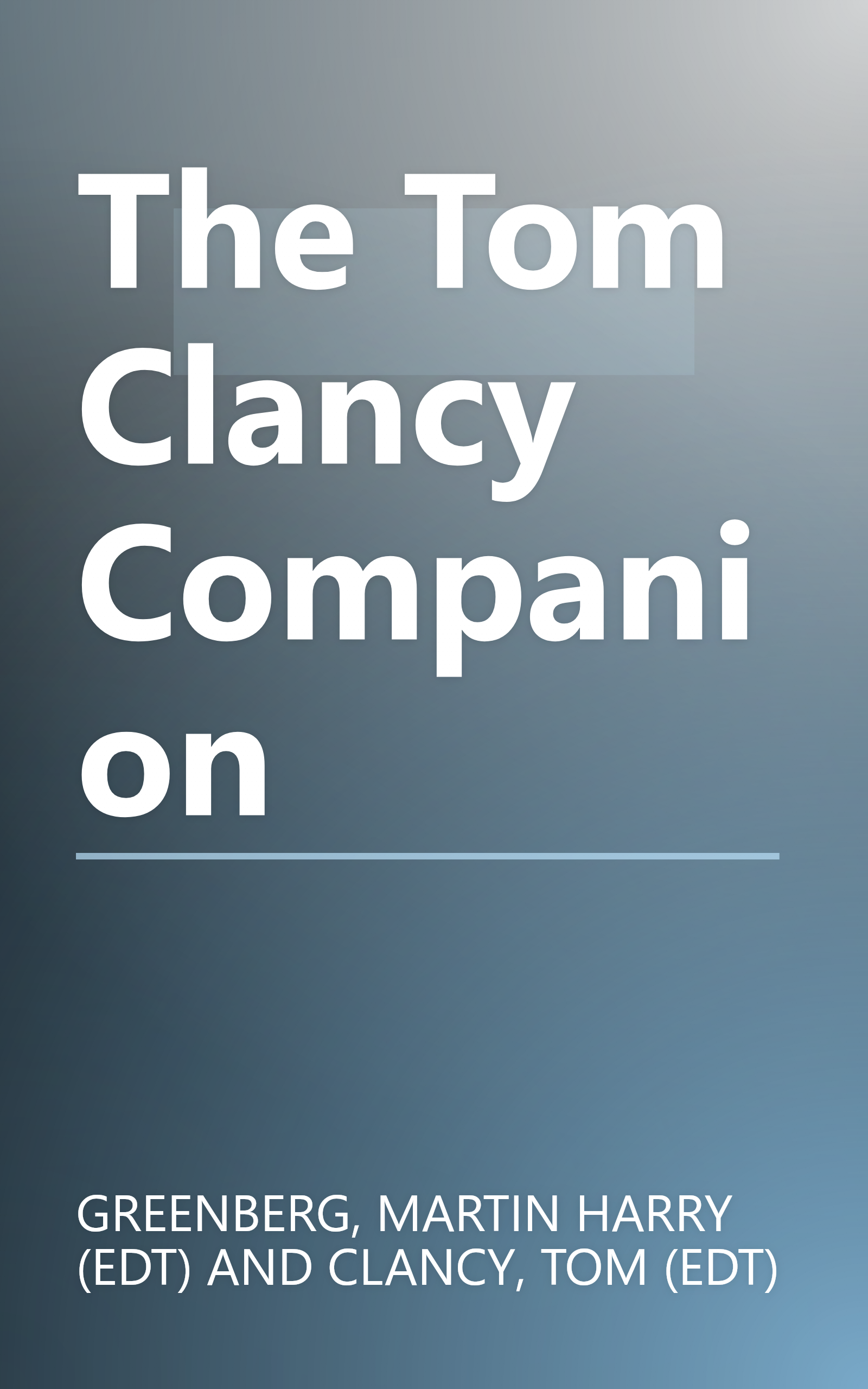 The Tom Clancy Companion book cover