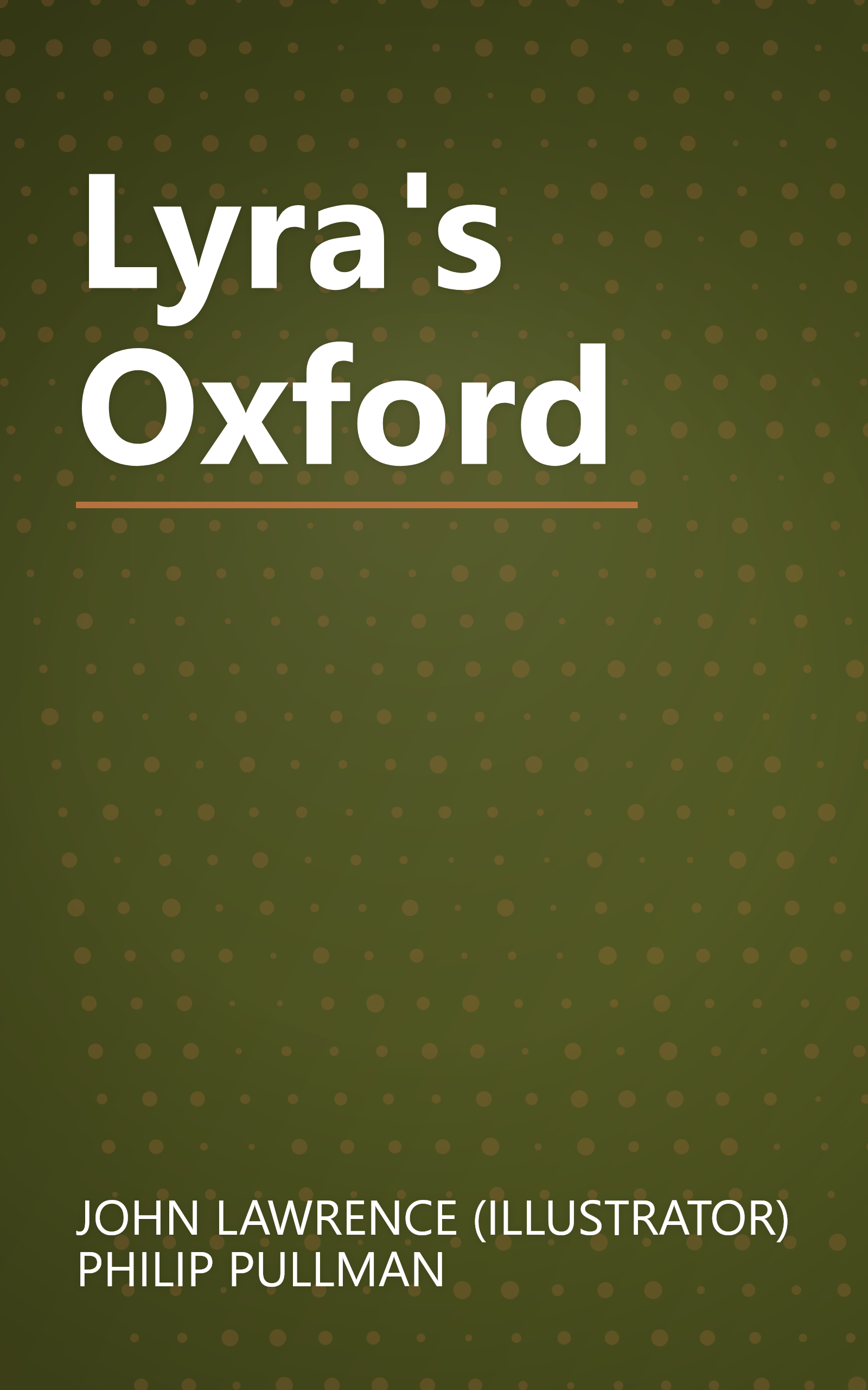 Lyra's Oxford book cover