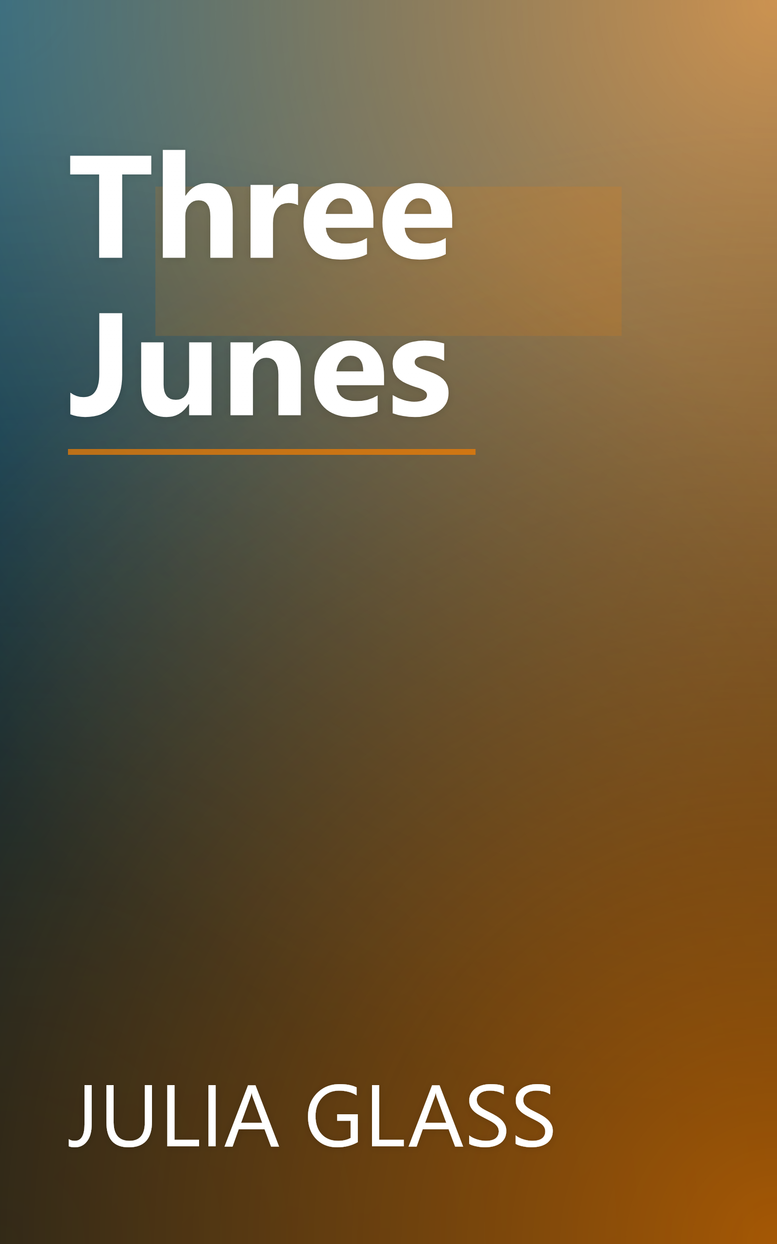 Three Junes book cover