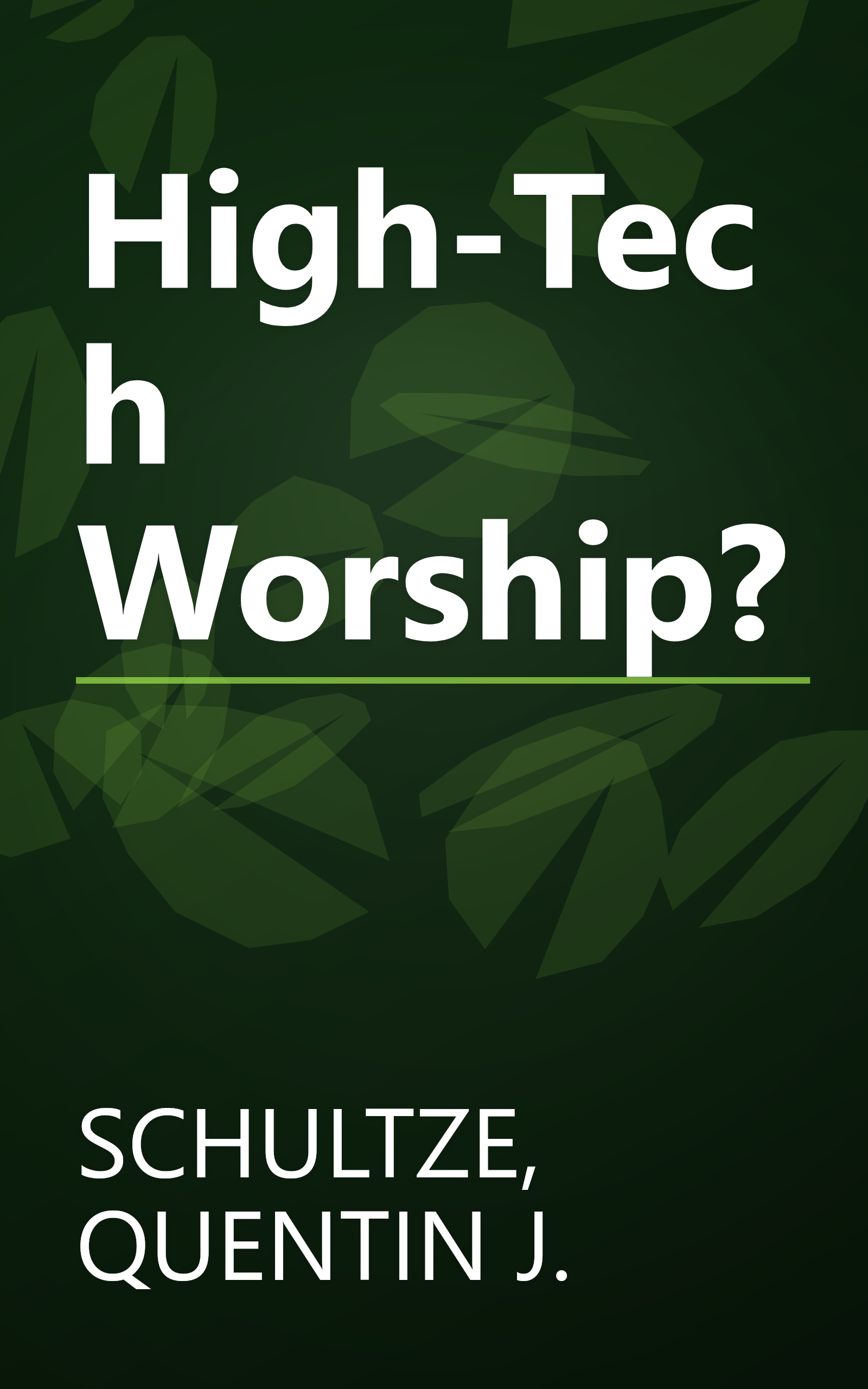 High-Tech Worship? book cover