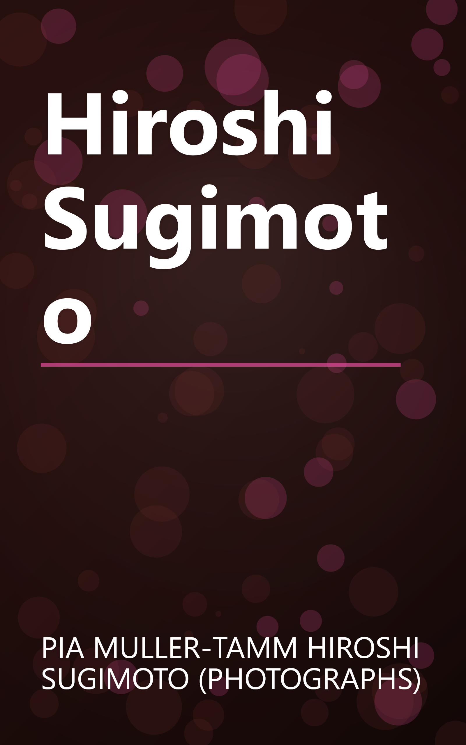 Hiroshi Sugimoto book cover