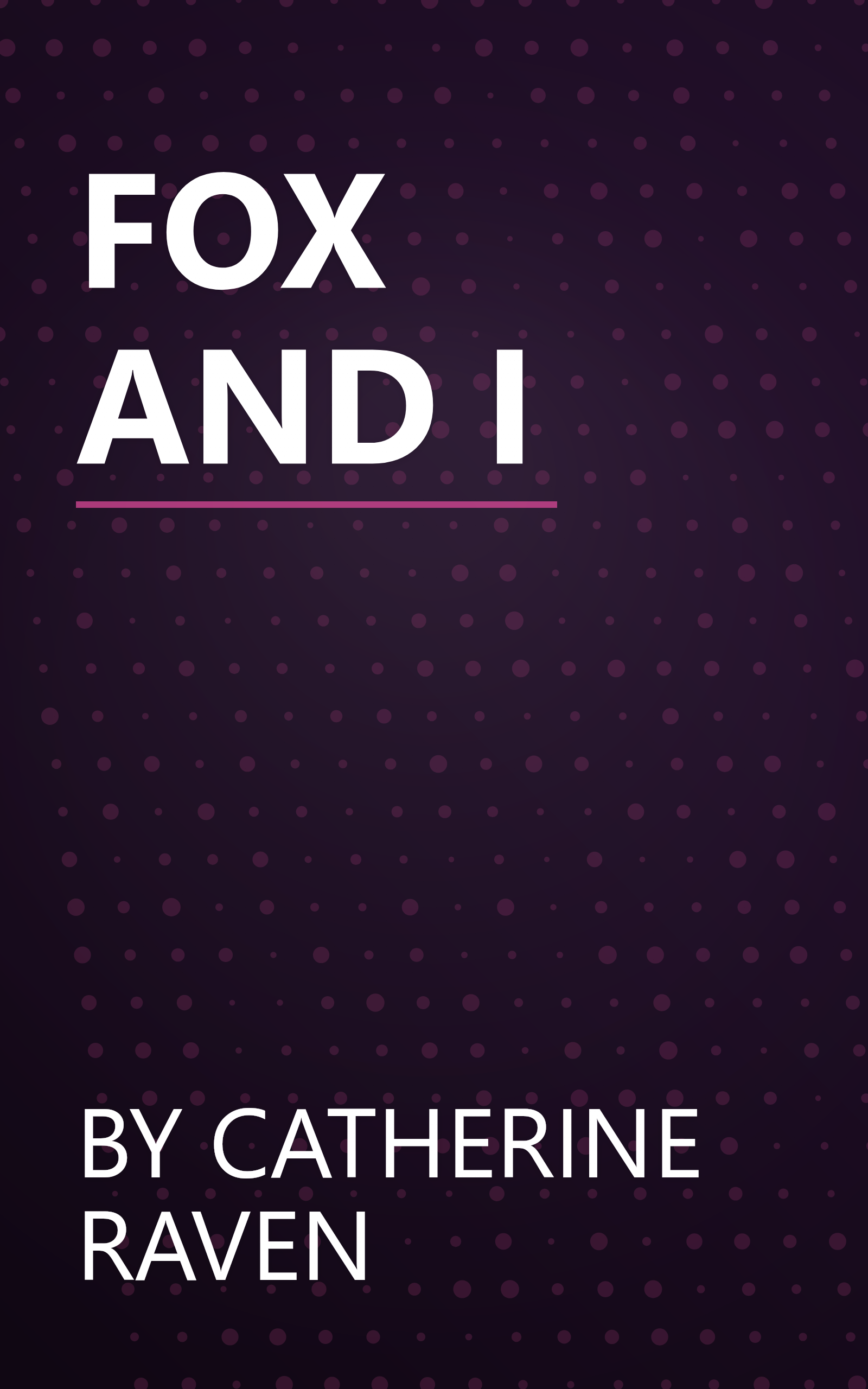 FOX AND I book cover