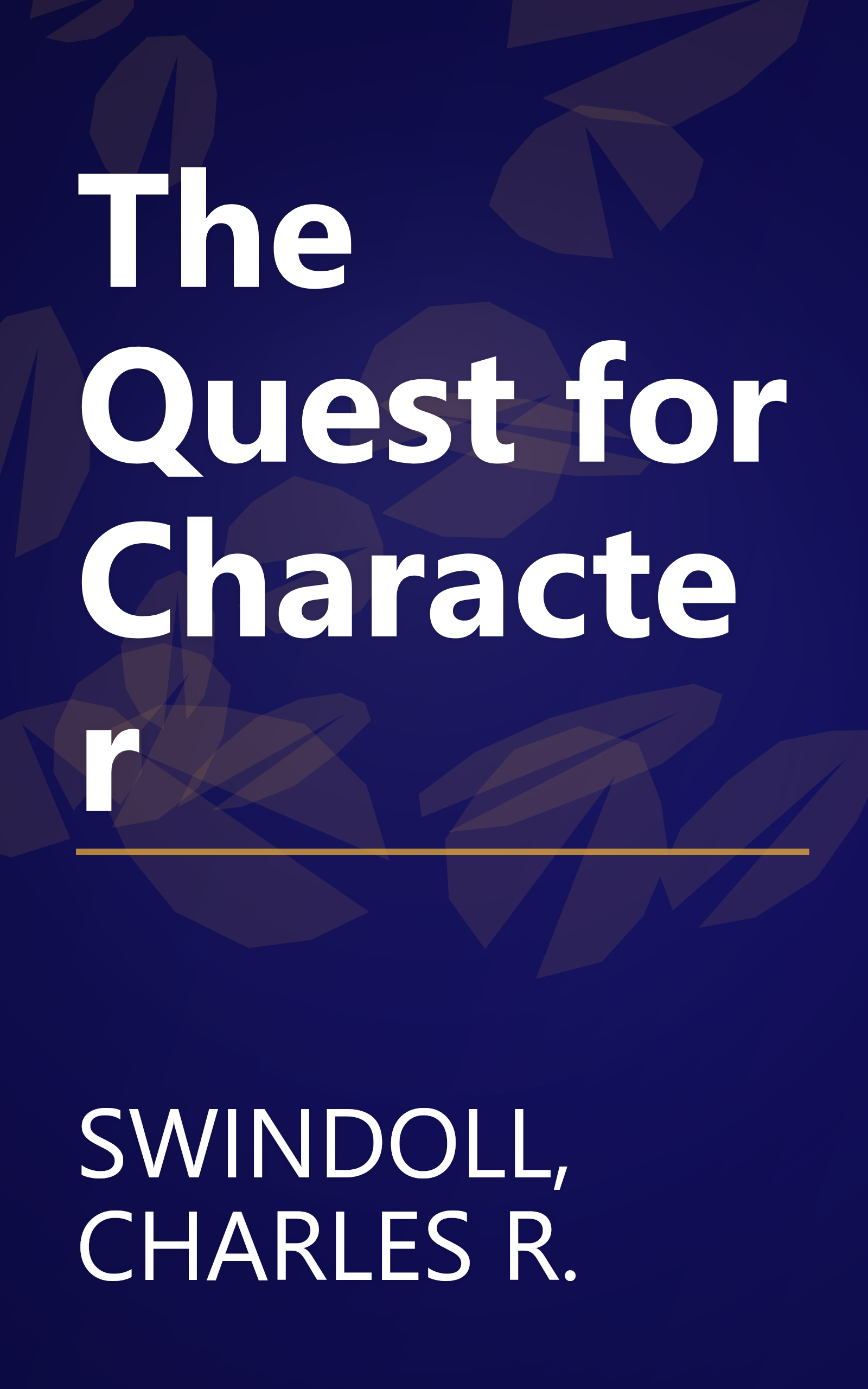 The Quest for Character book cover