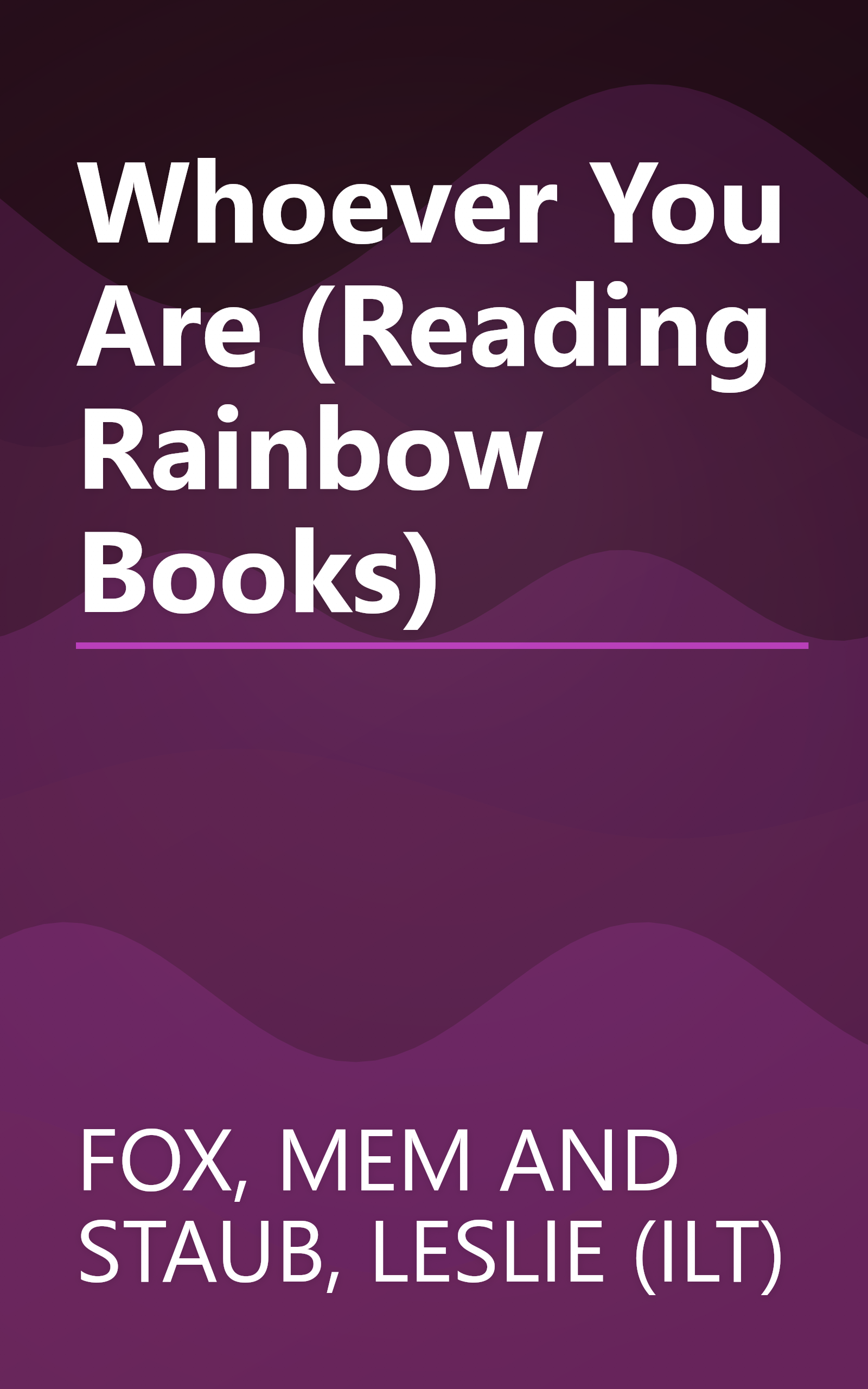 Whoever You Are (Reading Rainbow Books) book cover
