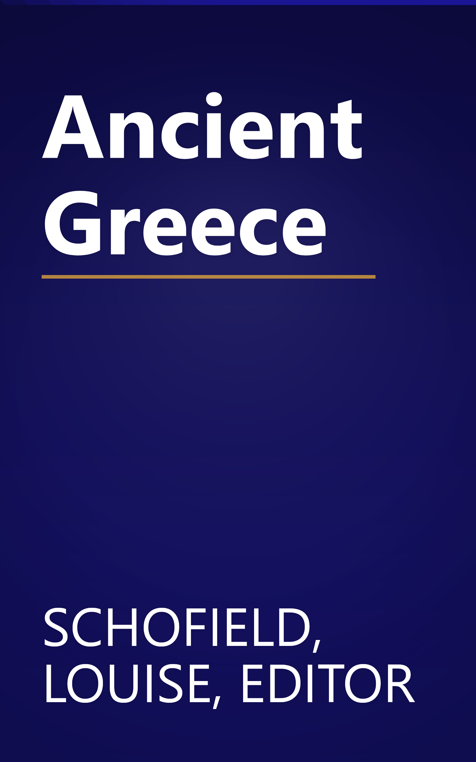 Ancient Greece book cover