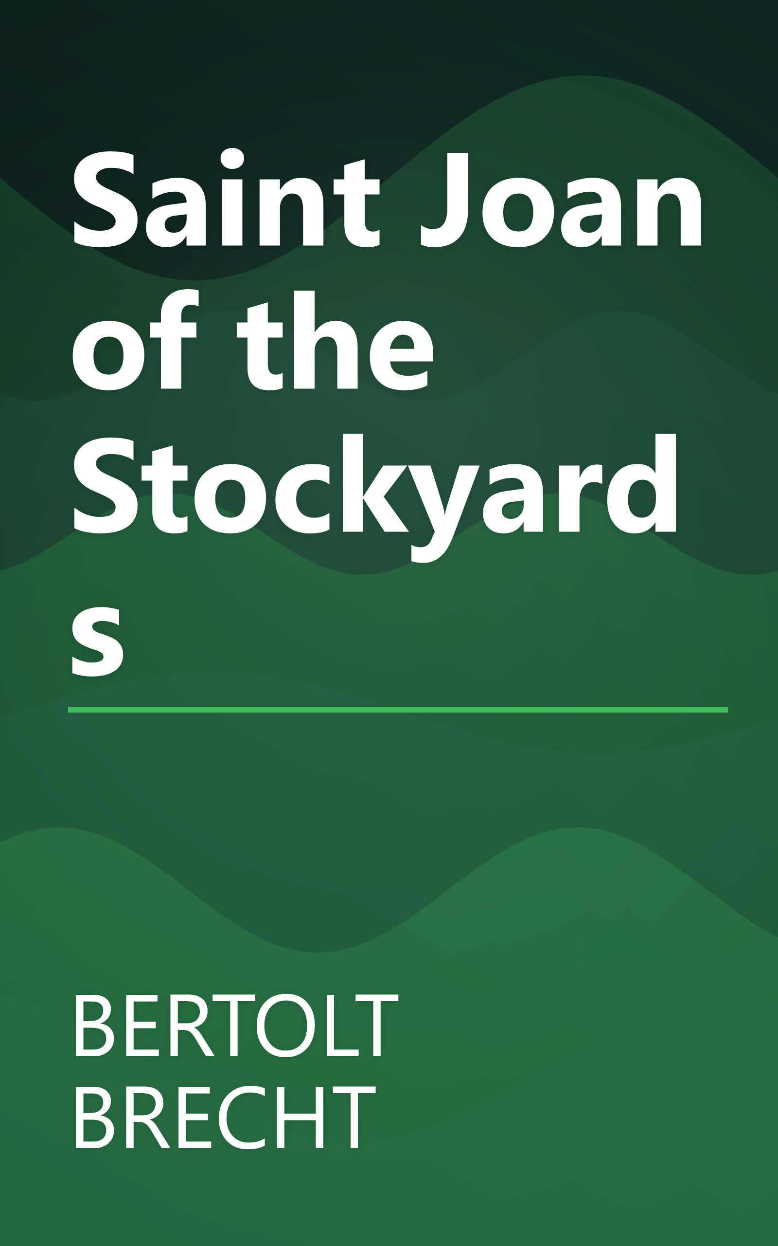 Saint Joan of the Stockyards book cover
