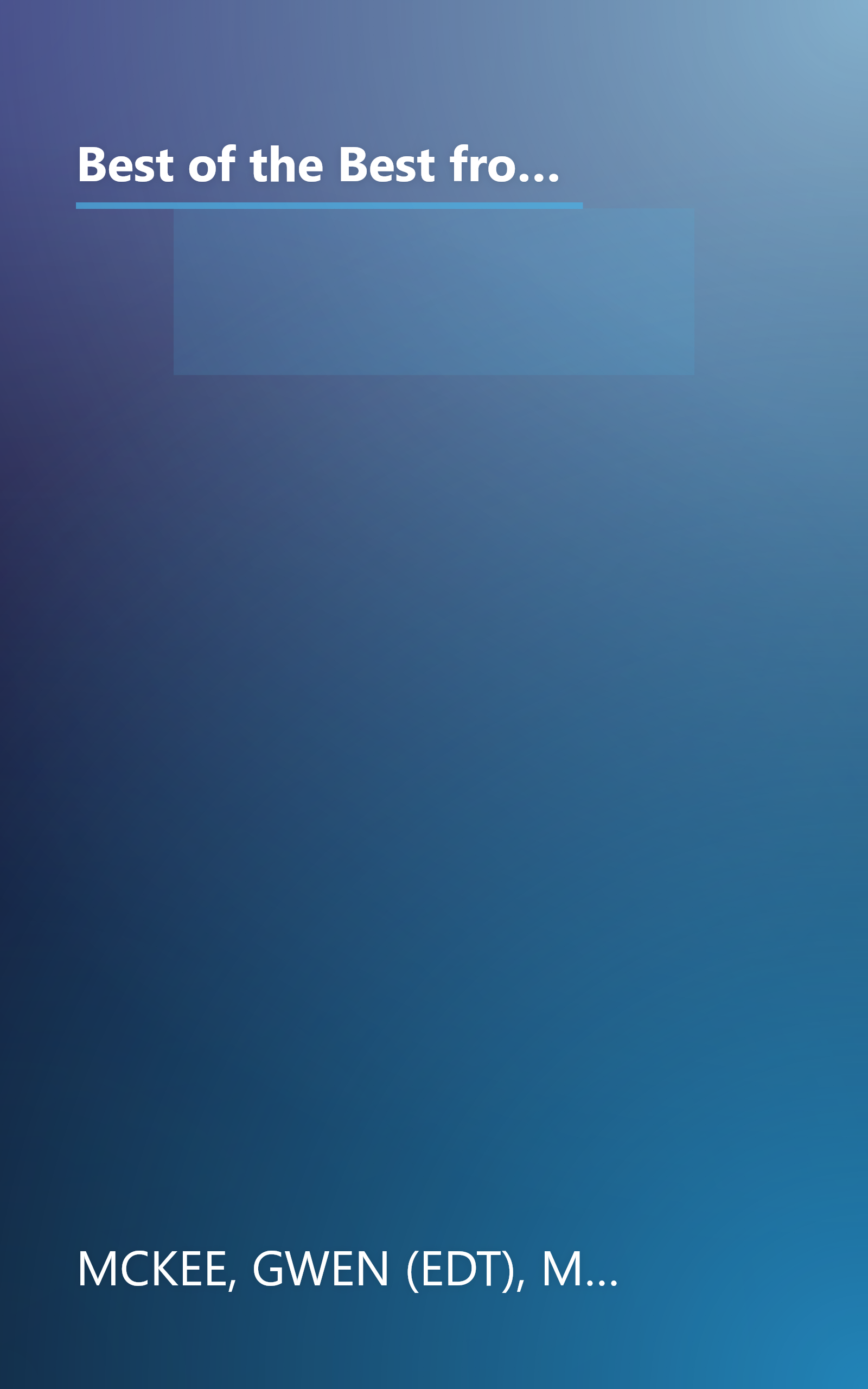 Best of the Best from the Mid-Atlantic Cookbook: Selected Recipes from the Favorite Cookbooks of Maryland, Delaware, New Jersey and Washington, D.C. book cover