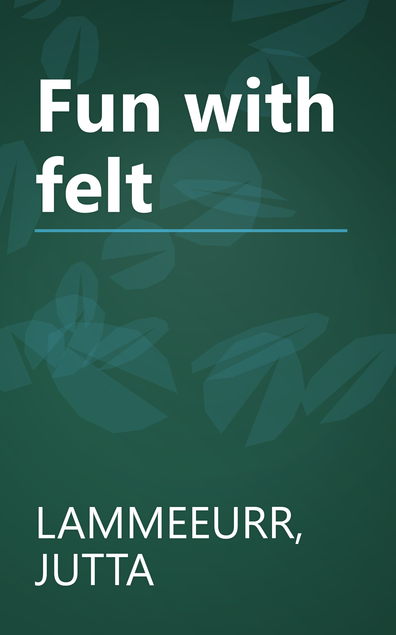 Fun with felt book cover