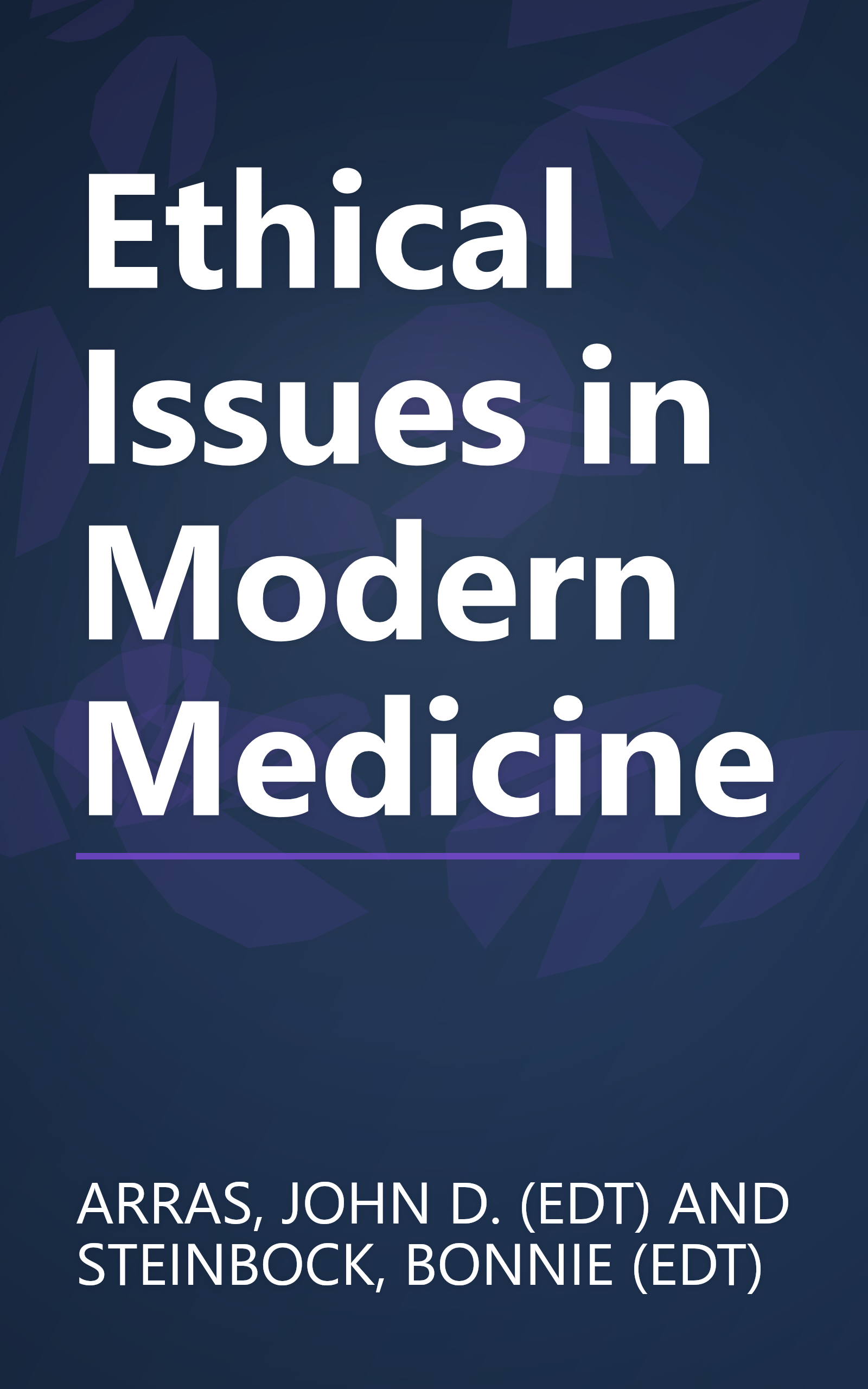 Ethical Issues in Modern Medicine book cover