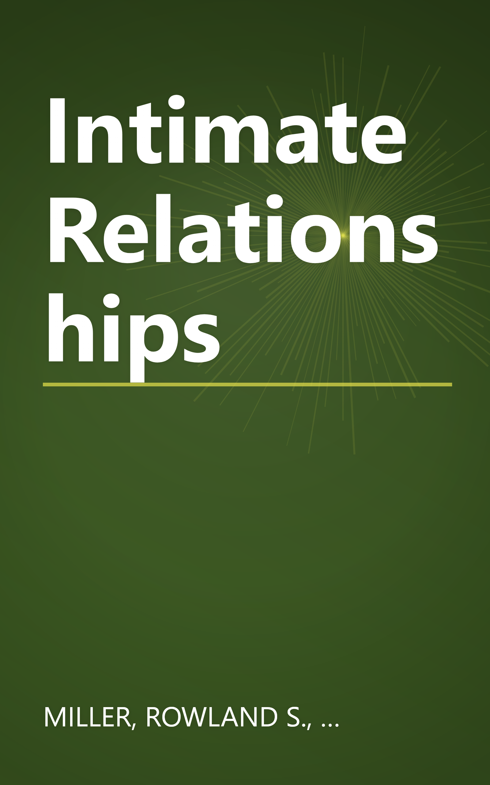 Intimate Relationships book cover