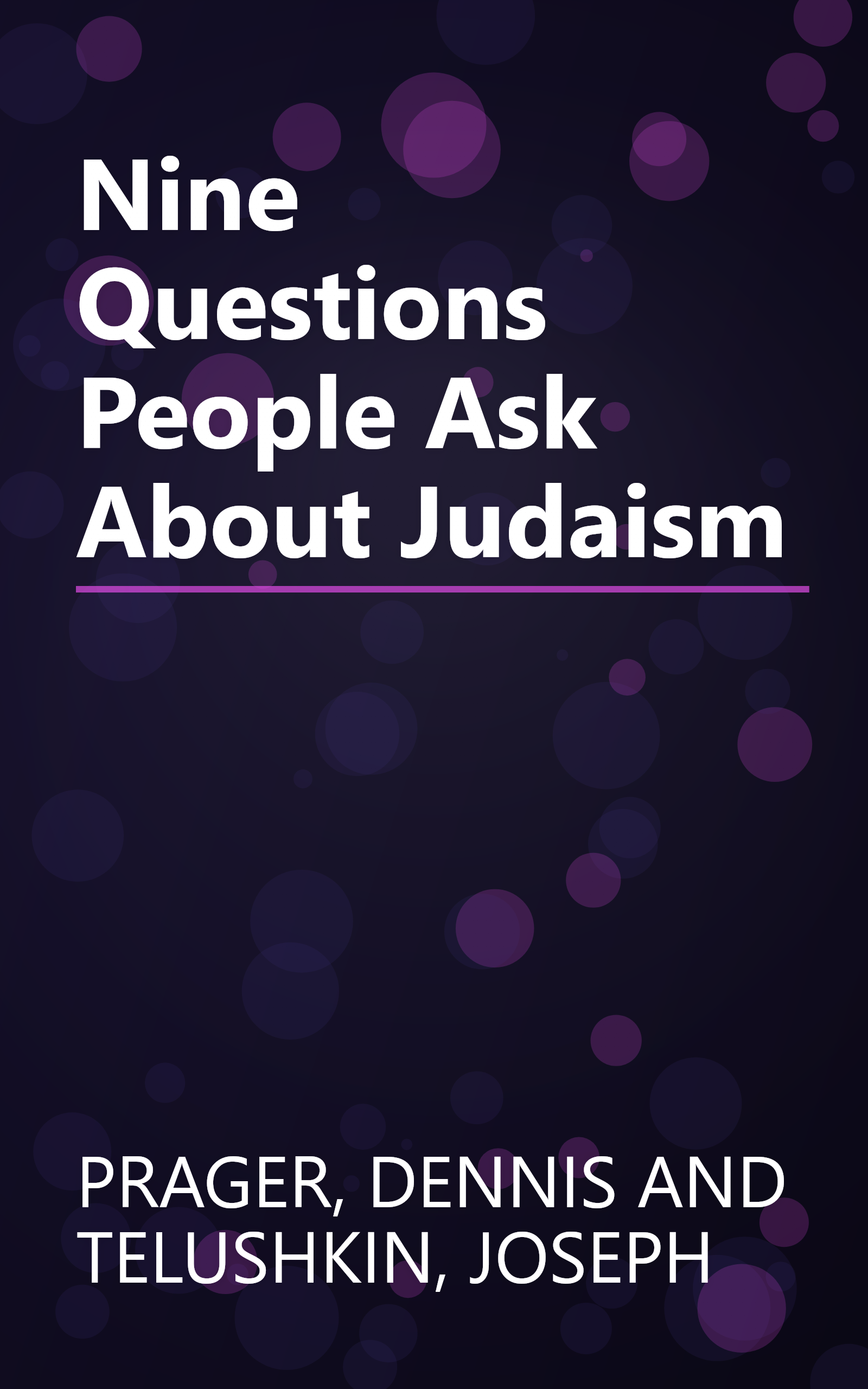 Nine Questions People Ask About Judaism book cover