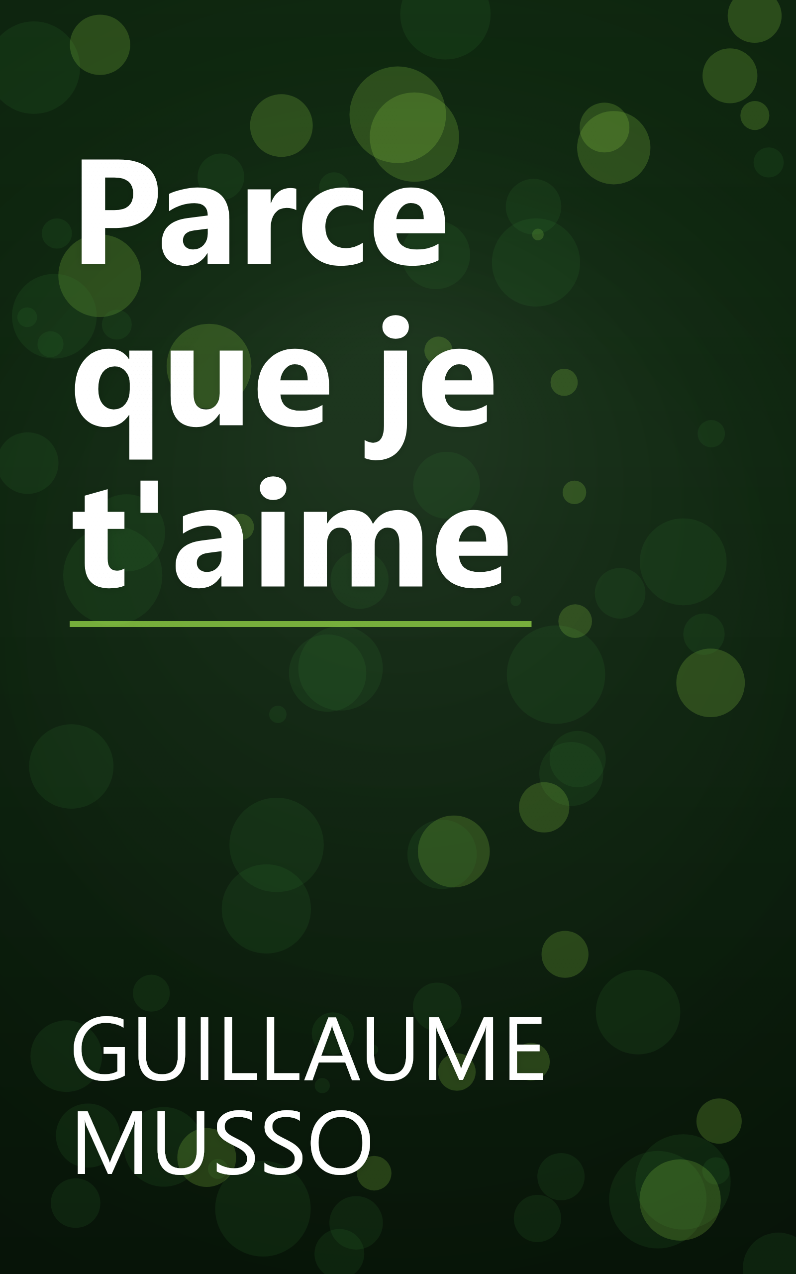 Parce que je t'aime book cover