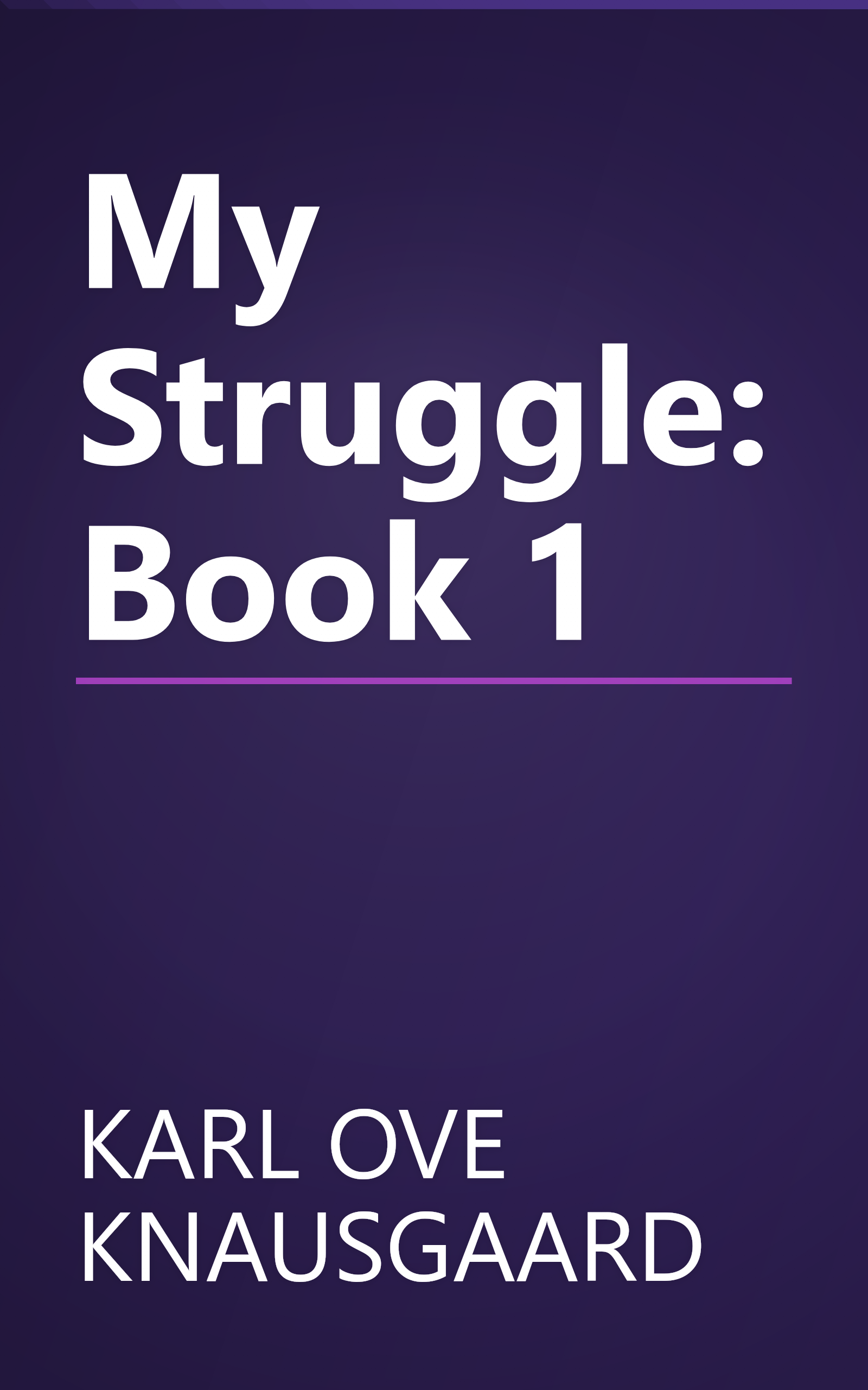 My Struggle: Book 1 book cover
