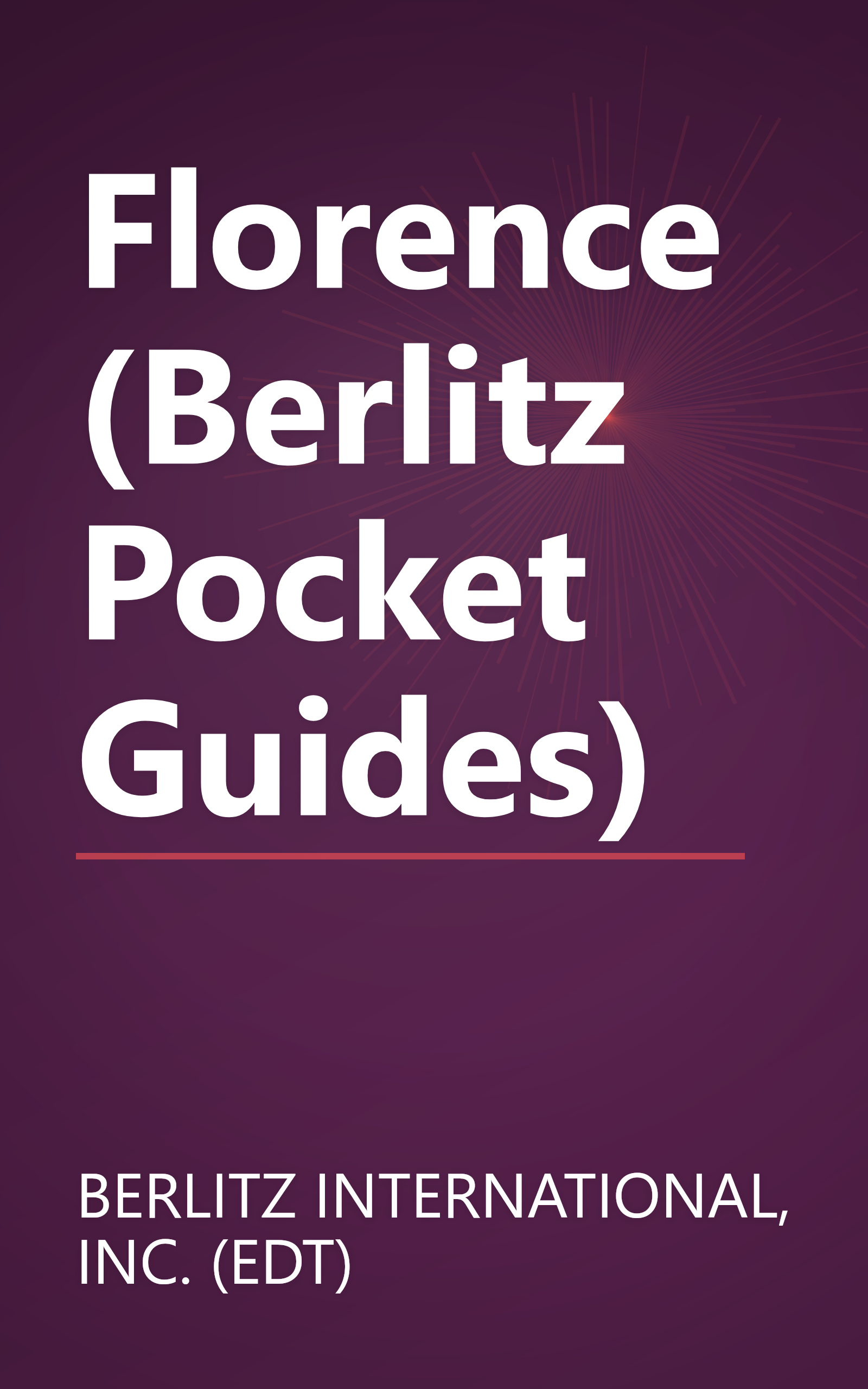 Florence (Berlitz Pocket Guides) book cover
