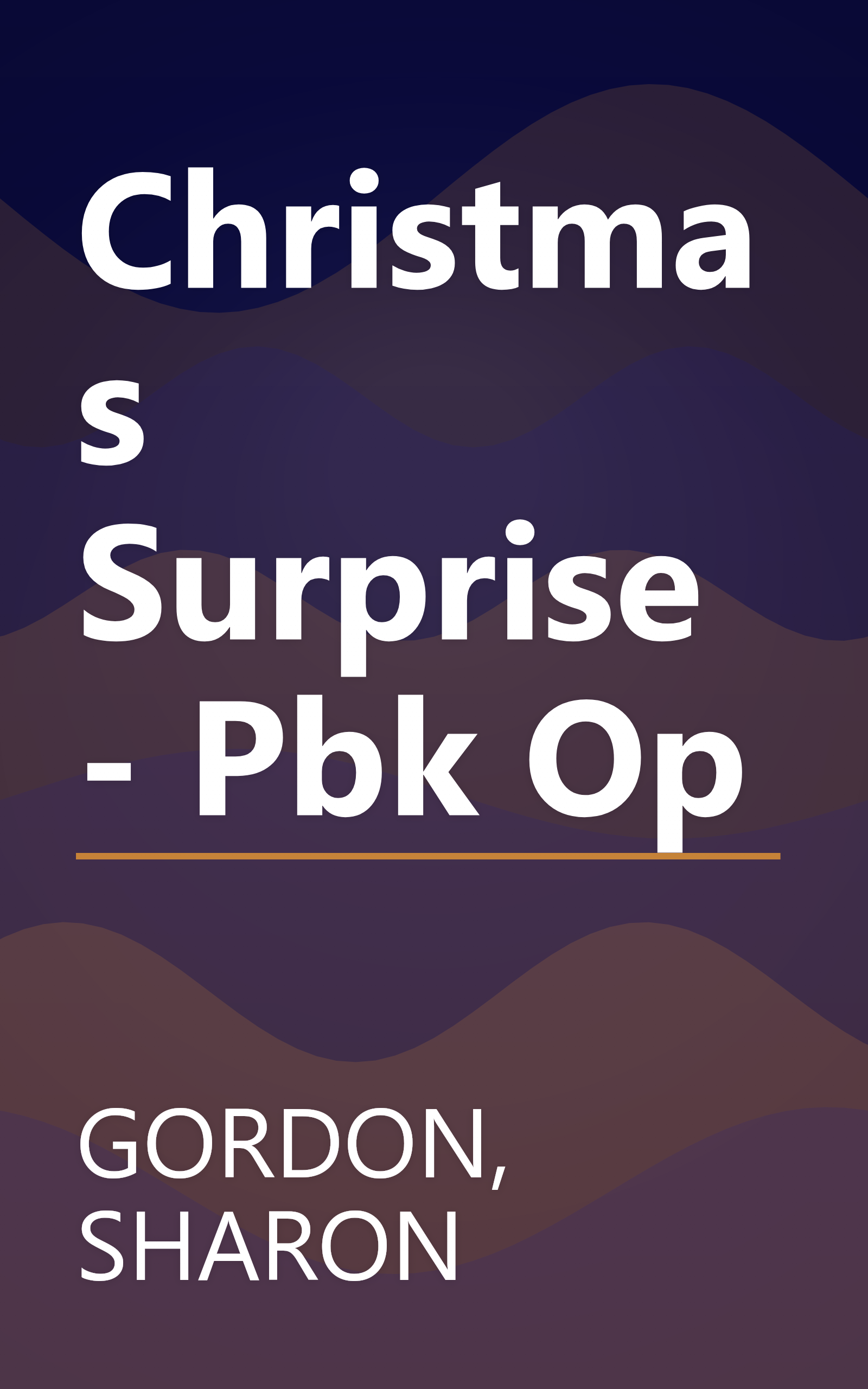 Christmas Surprise - Pbk Op book cover