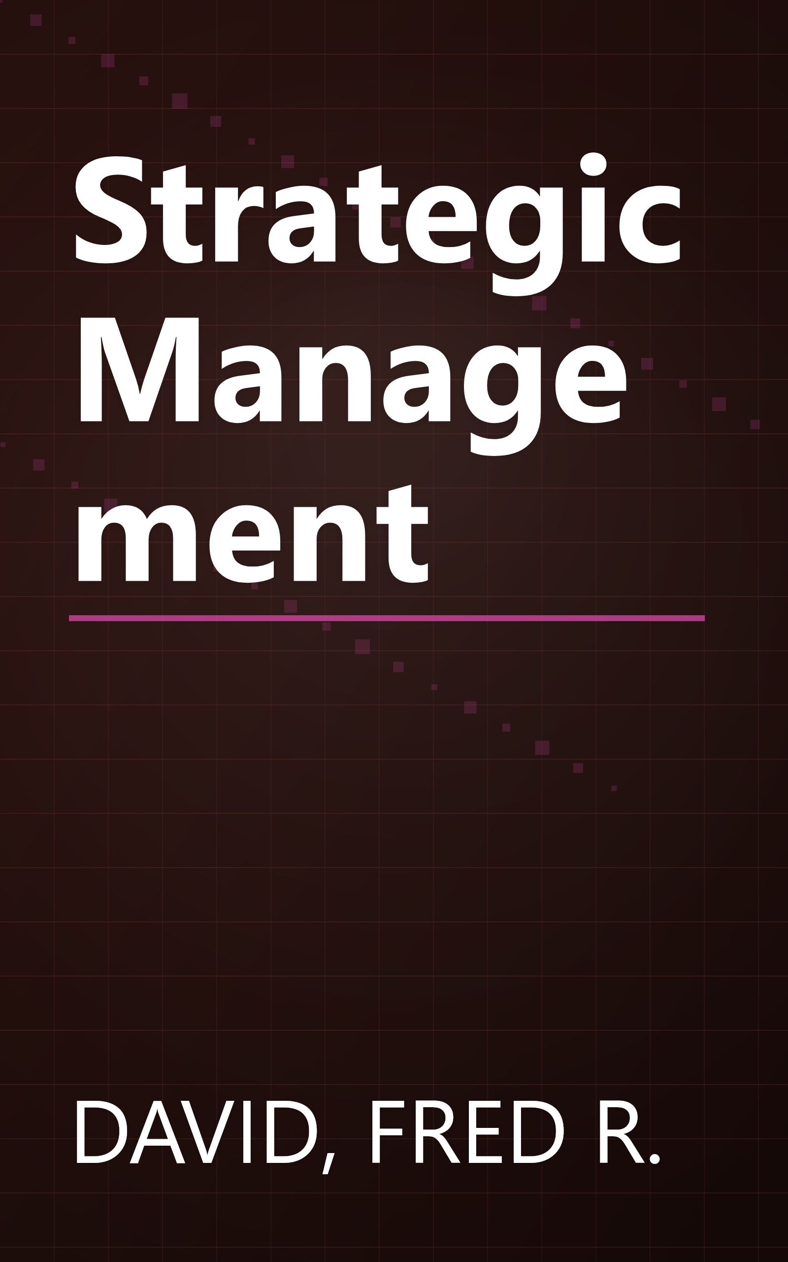 Strategic Management book cover