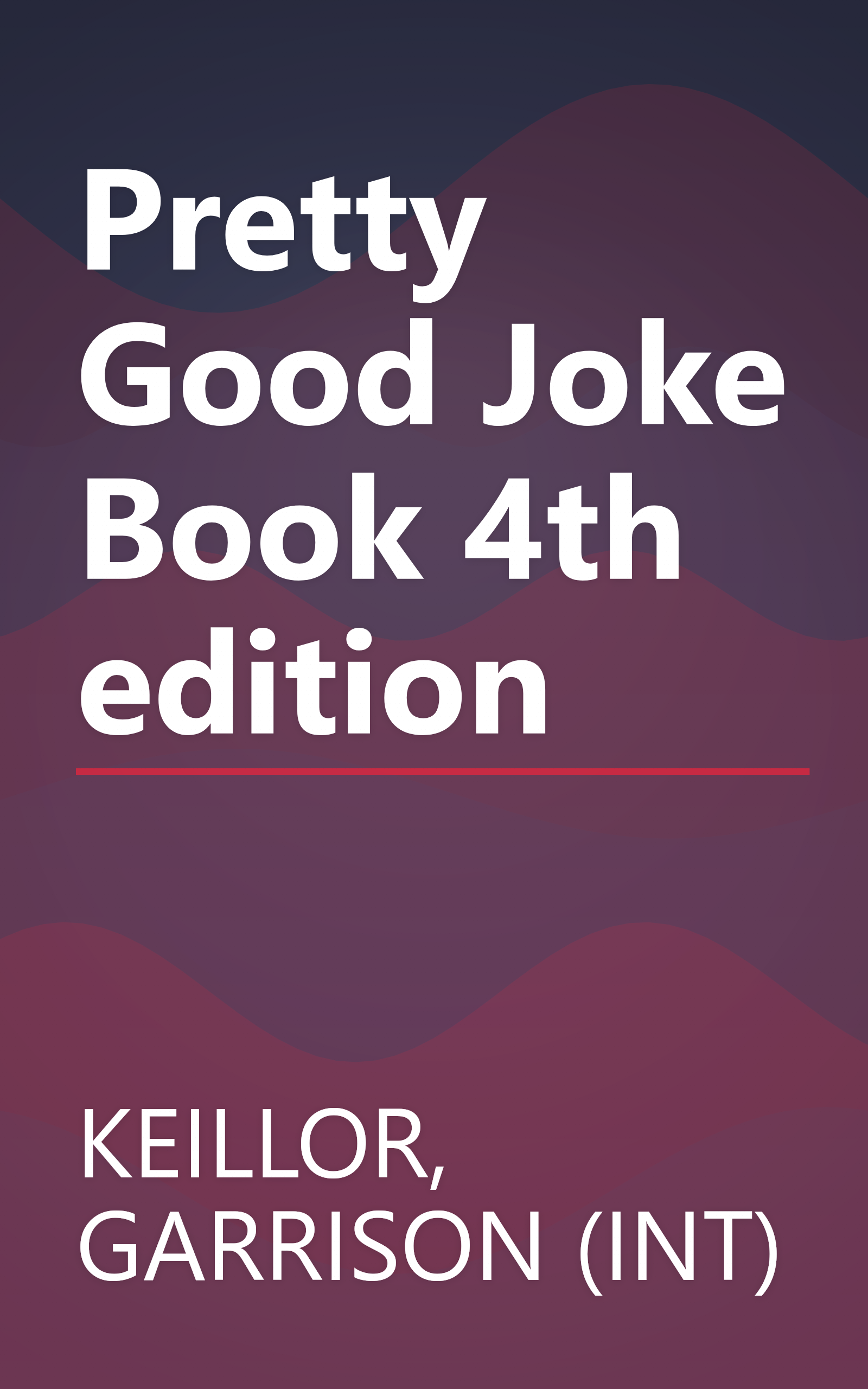 Pretty Good Joke Book 4th edition book cover