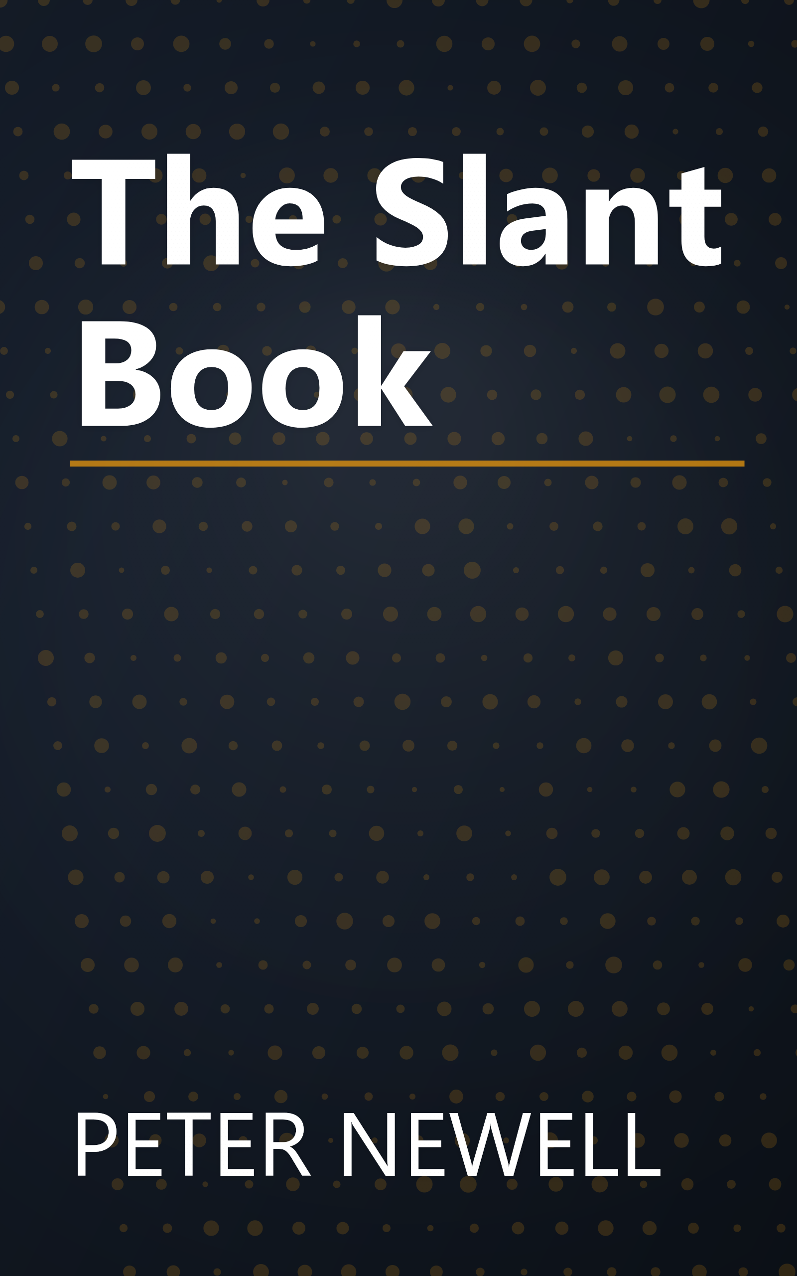 The Slant Book book cover