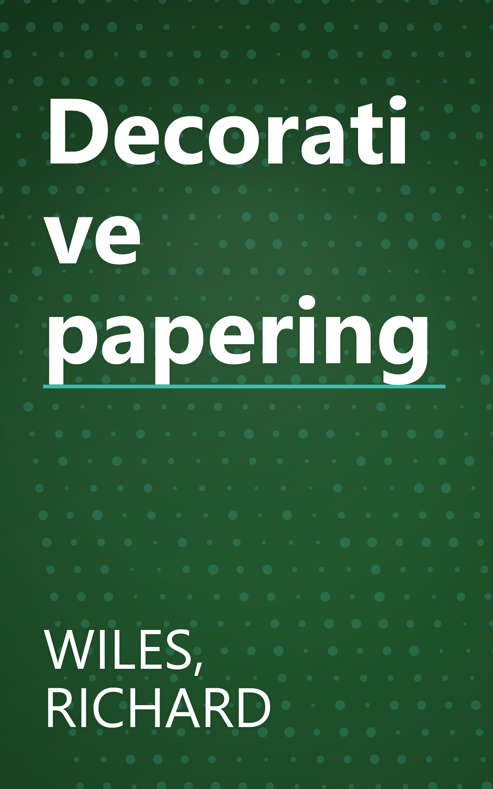 Decorative papering book cover