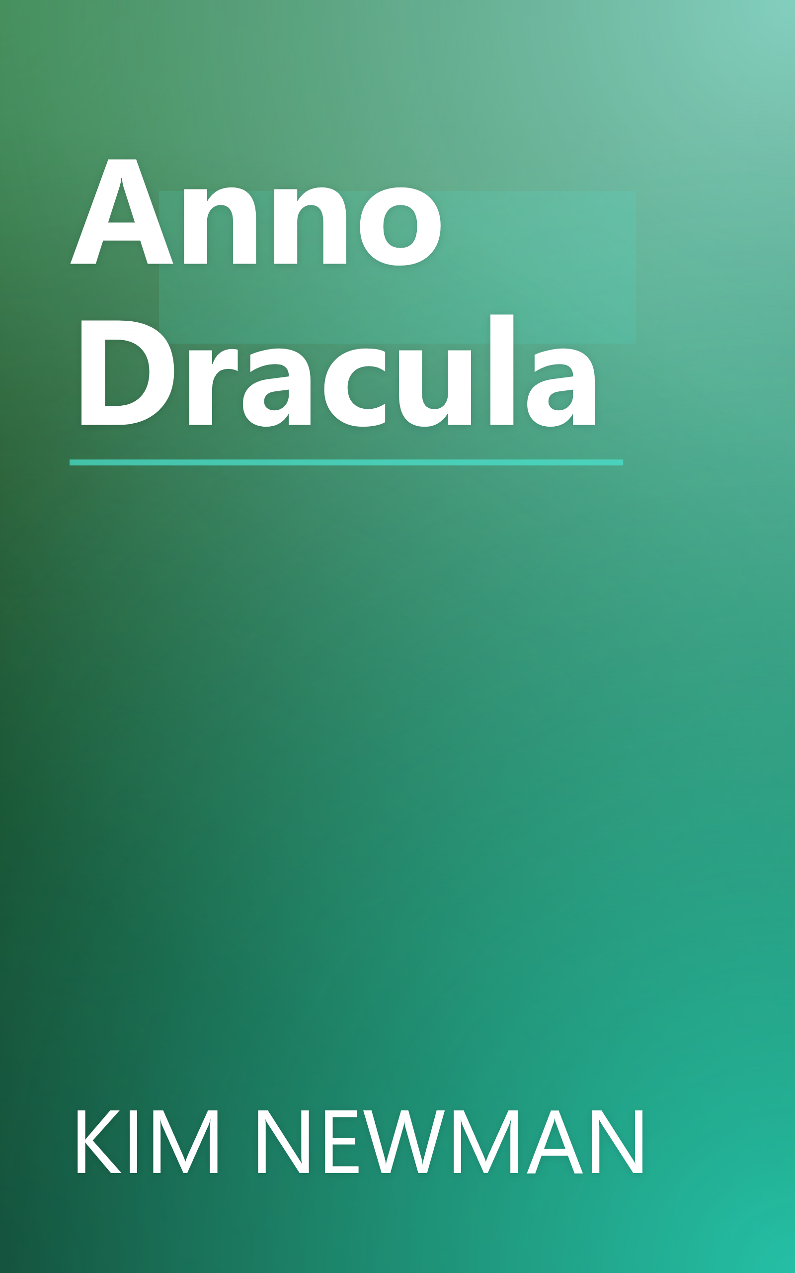 Anno Dracula book cover