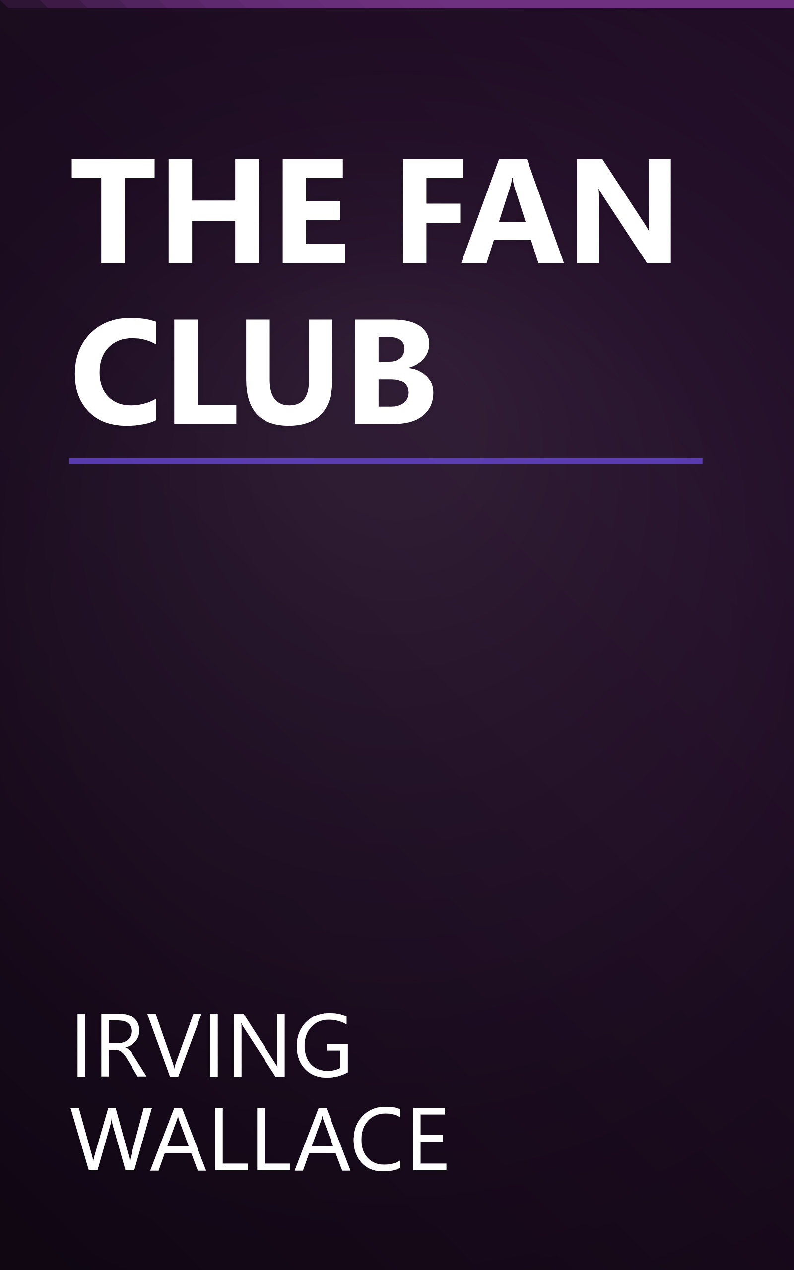 THE FAN CLUB book cover