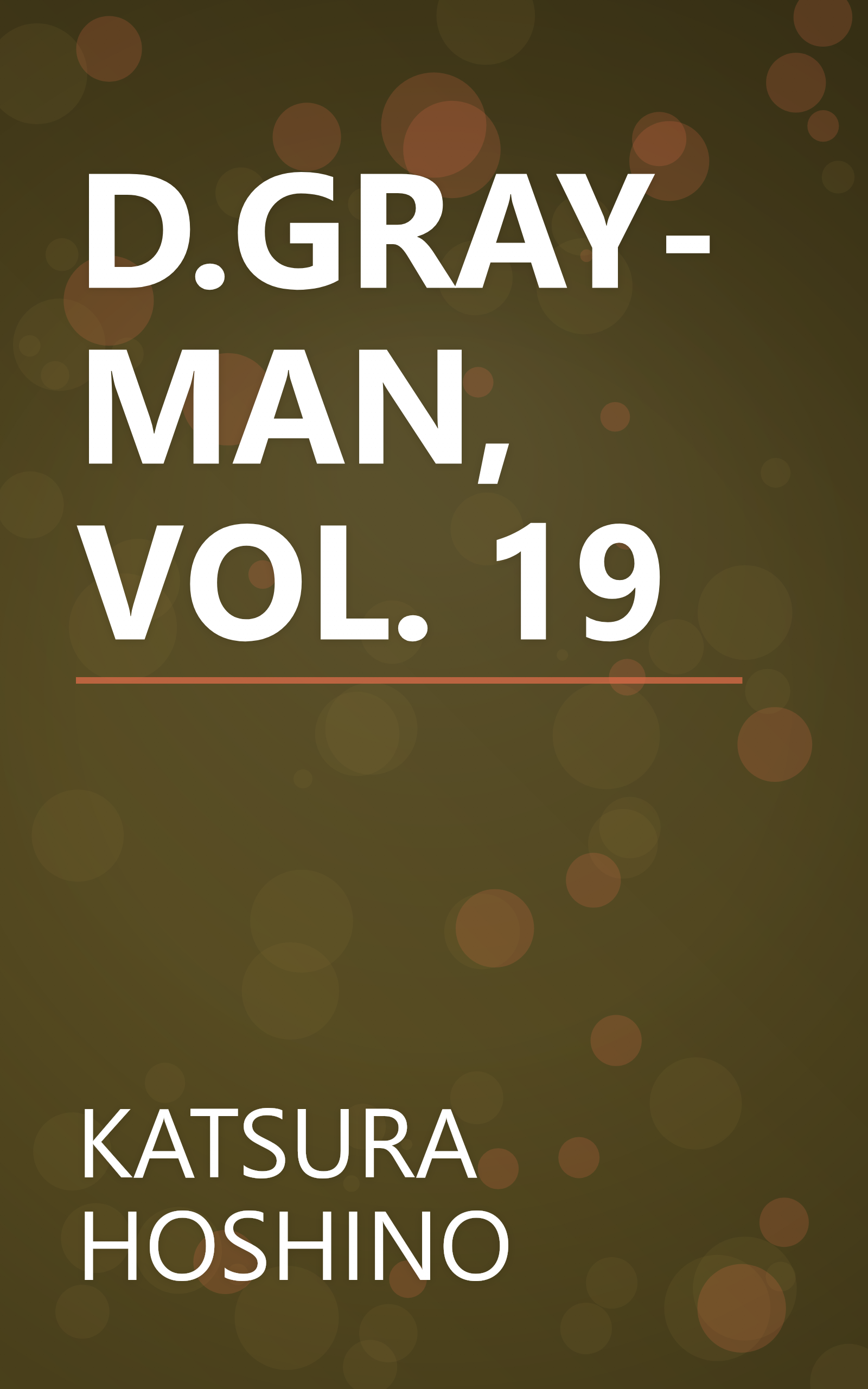 D.GRAY-MAN, VOL. 19 book cover