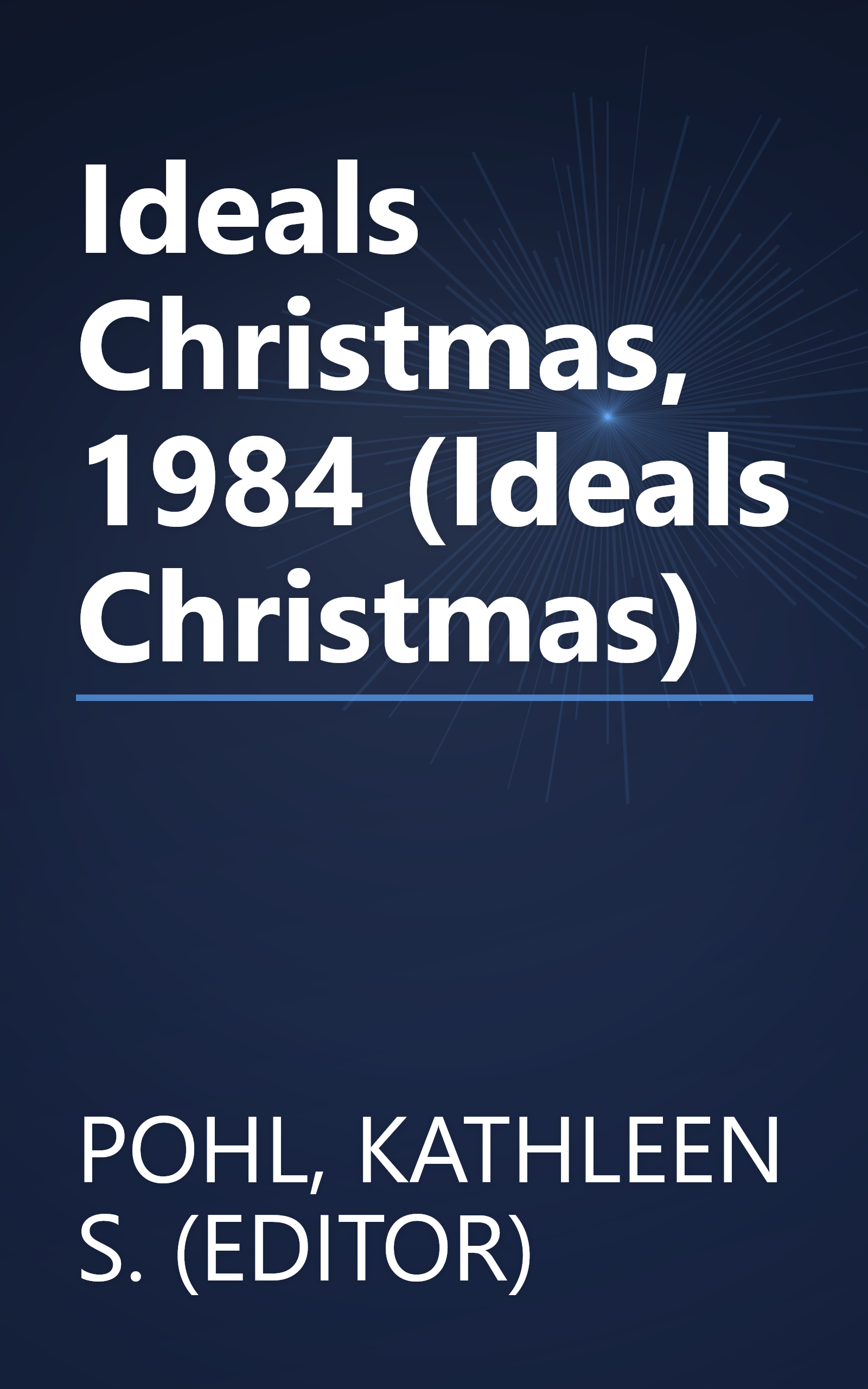 Ideals Christmas, 1984 (Ideals Christmas) book cover